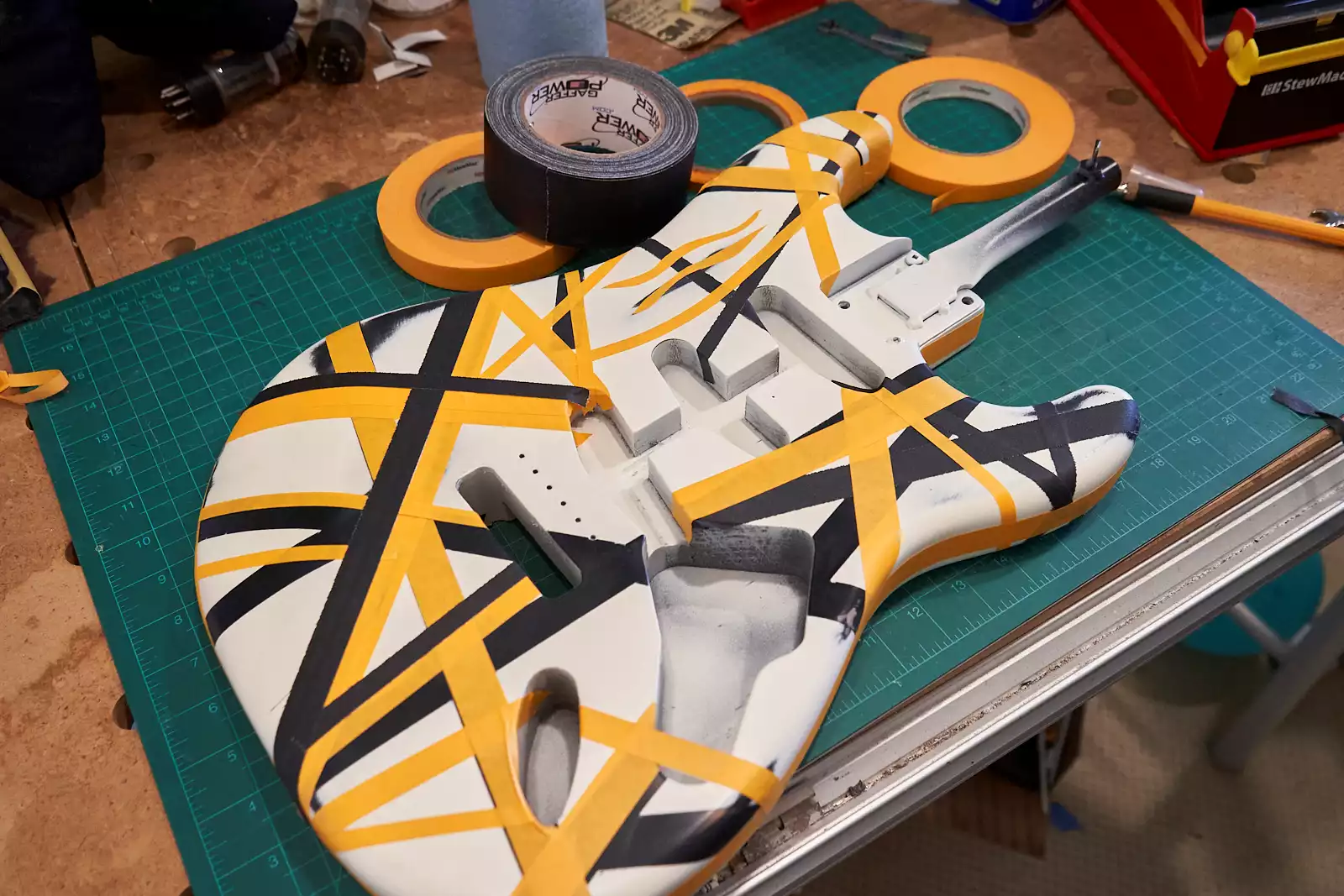 How to Paint a Frankenstrat - StewMac