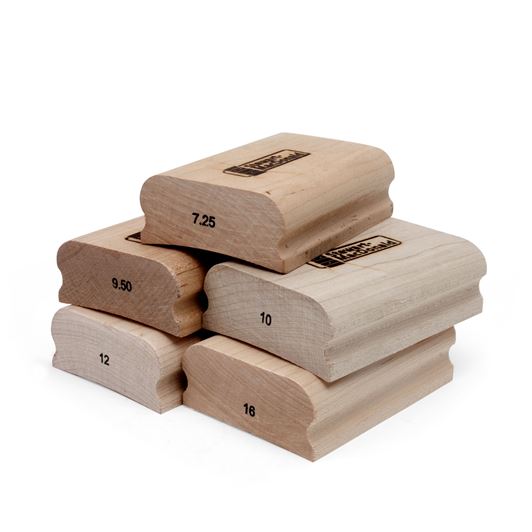 4" Radius Blocks Essential Set, Set of 5 - StewMac