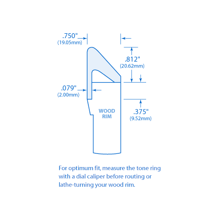 Five-Star Flathead Banjo Tone Ring - StewMac