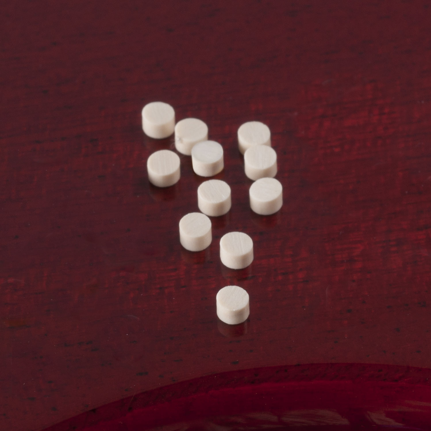 Clay Fretboard Side Dots, Package of 10 - StewMac