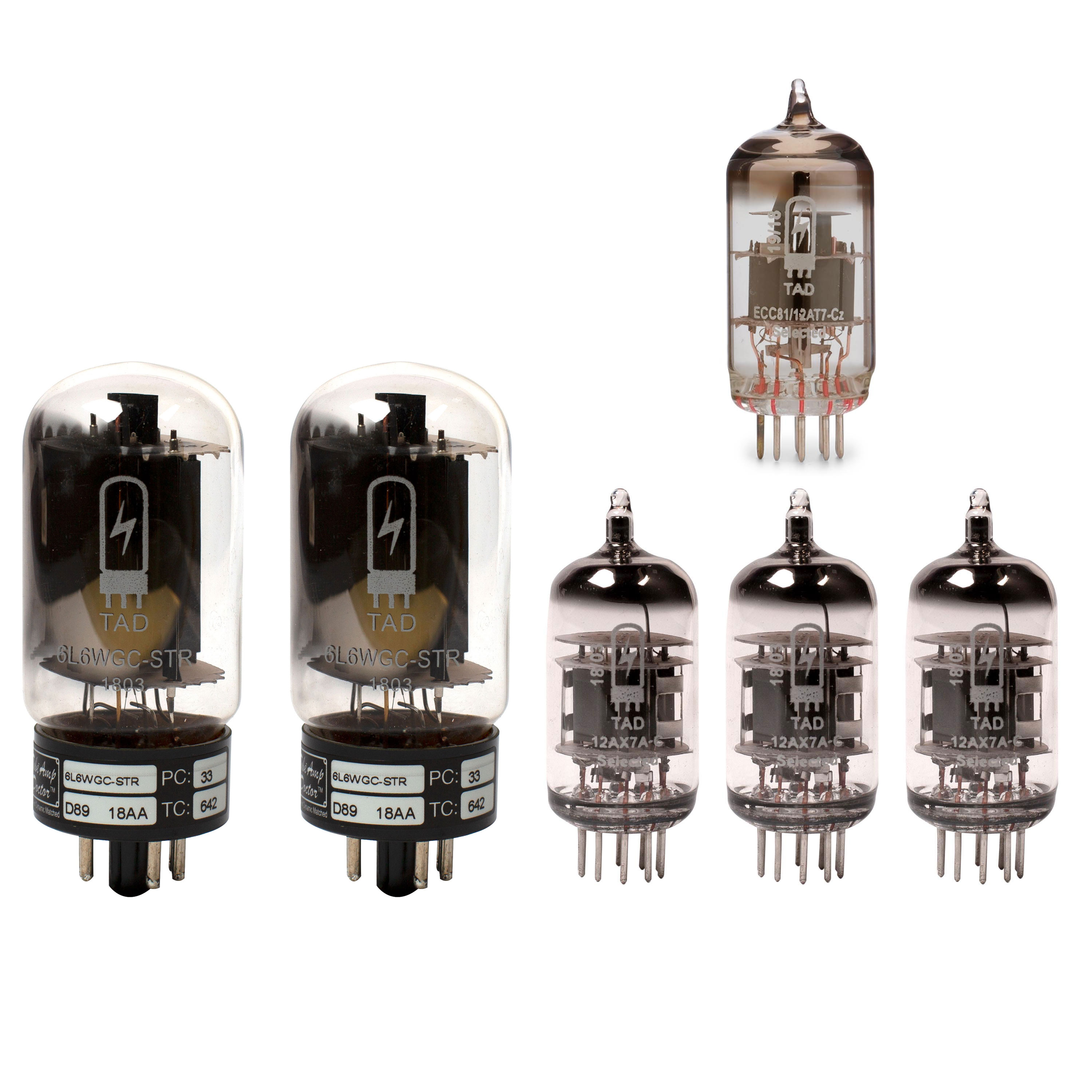 Fender Bandmaster TAD Tube Set with Matched Power Tubes - StewMac