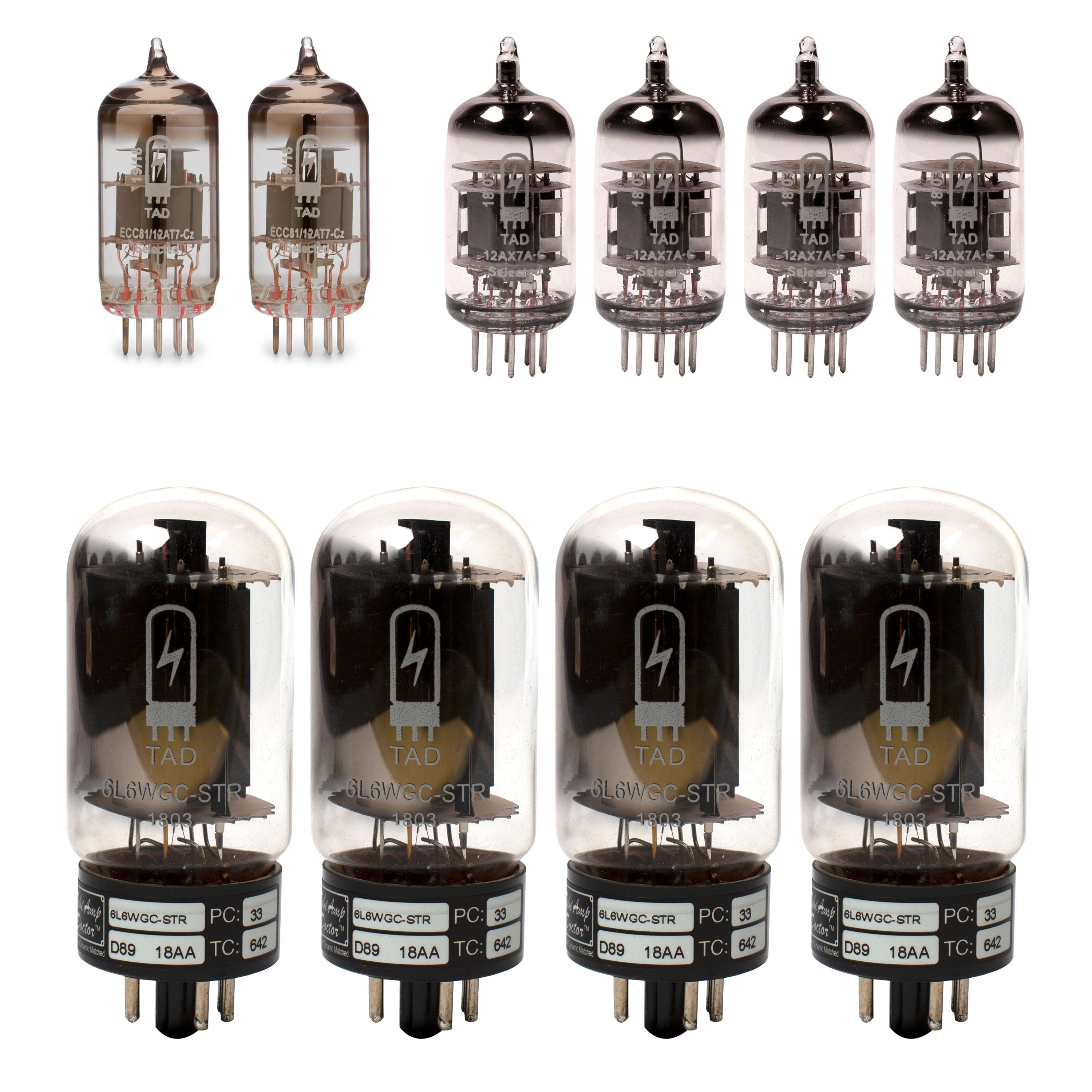 Fender Twin Reverb TAD Tube Set with Matched Power Tubes - StewMac