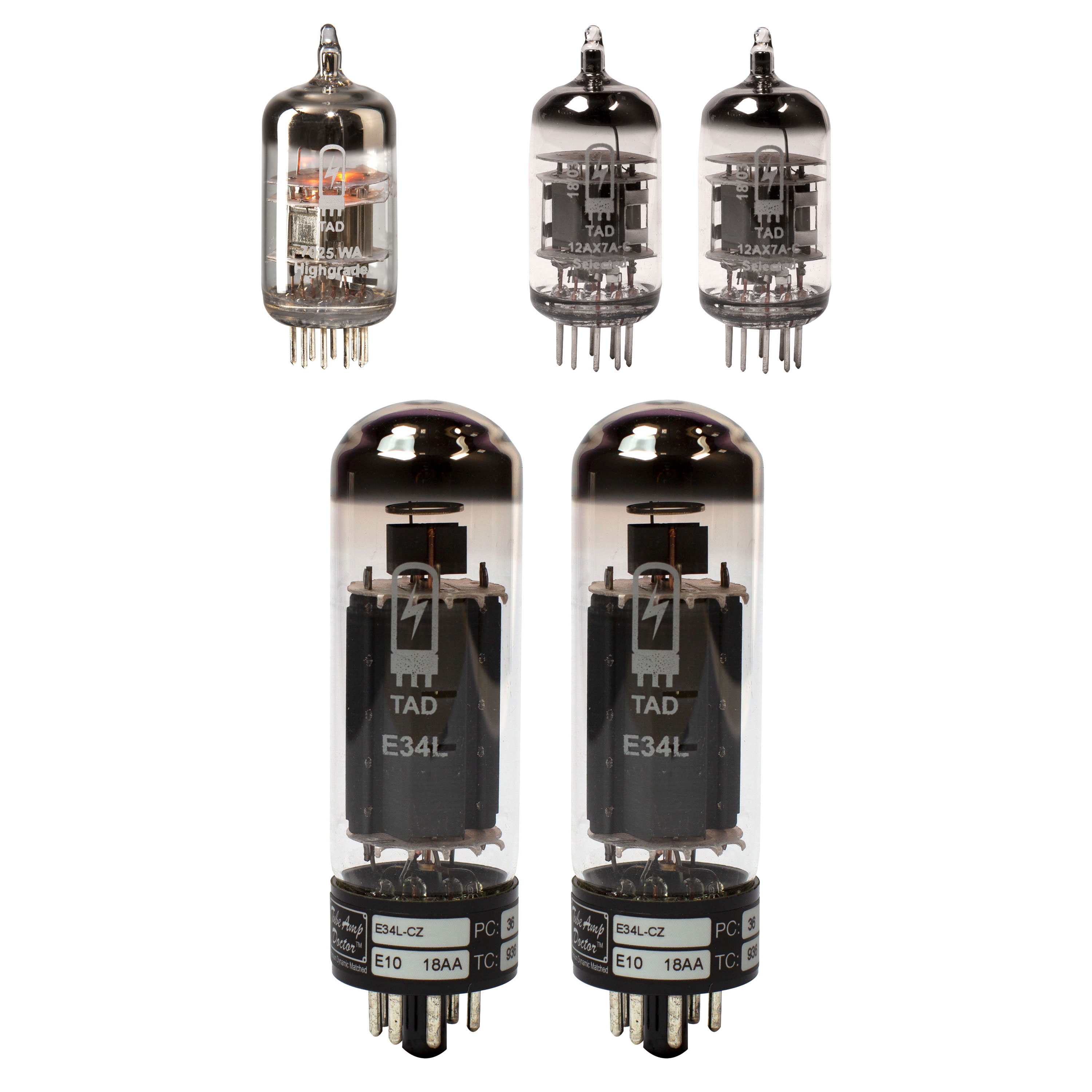 Marshall JMP 2204 (50 Watt) TAD Tube Set with Matched Power Tubes - StewMac