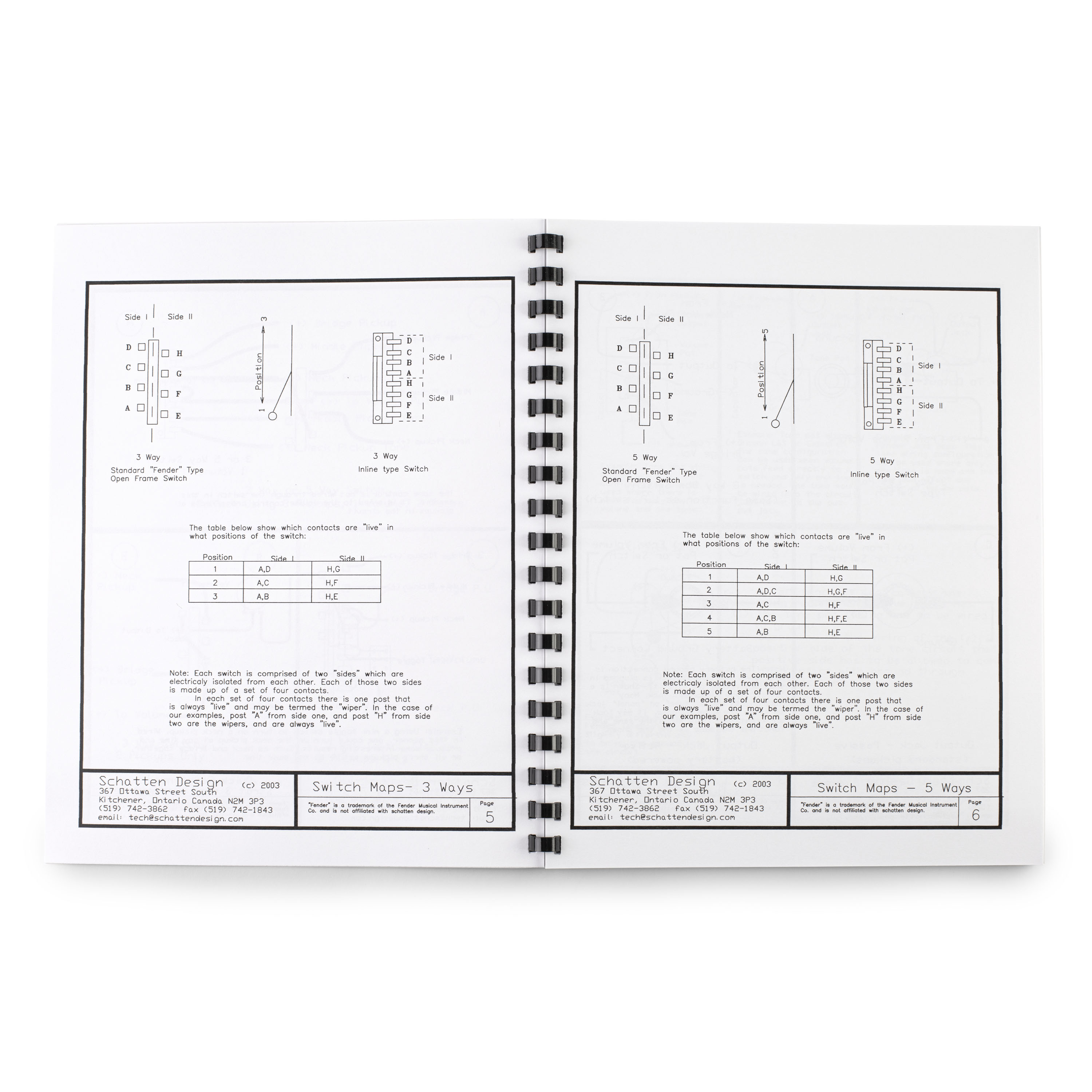 The New Book of Standard Wiring Diagrams - StewMac