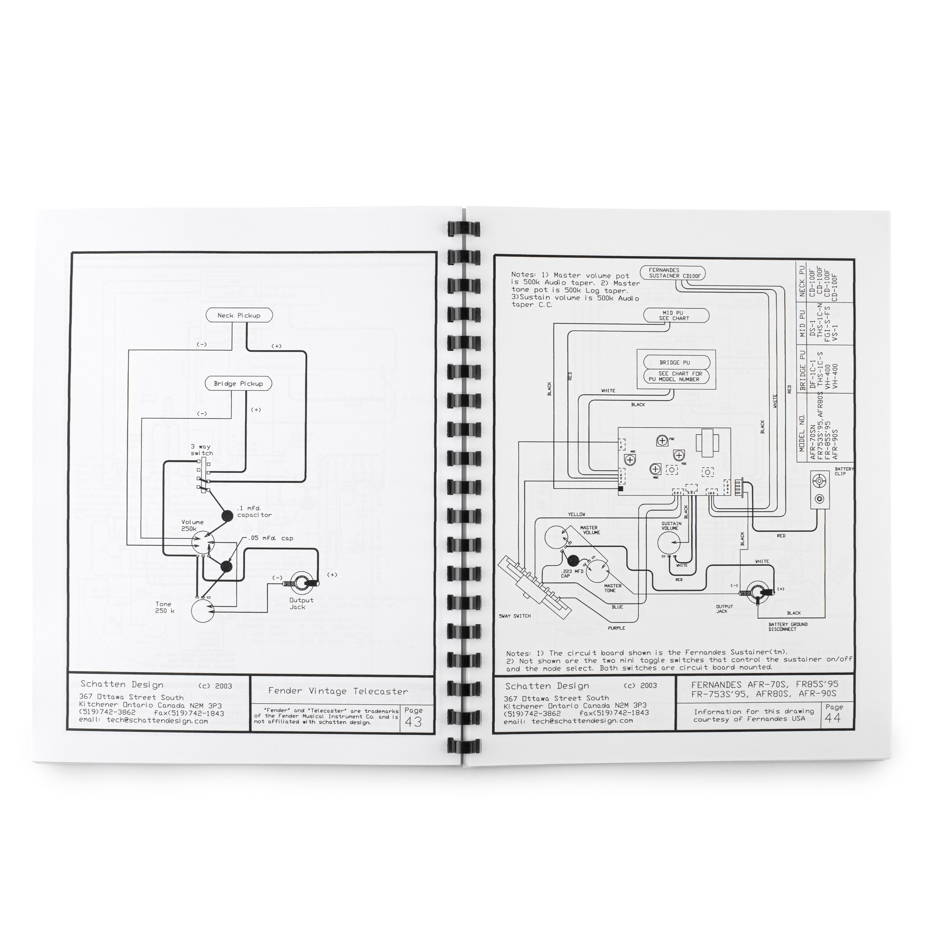 The New Book of Standard Wiring Diagrams - StewMac