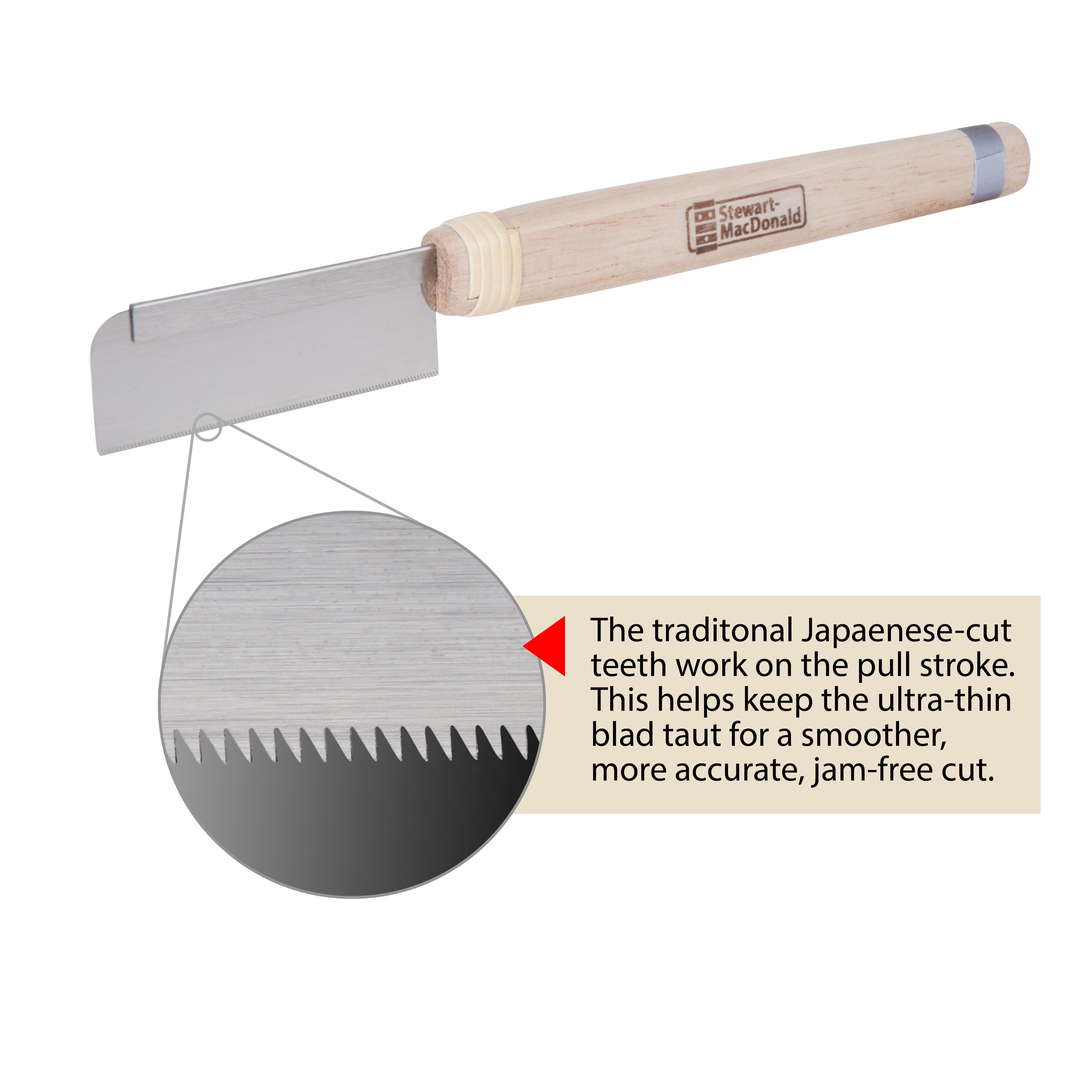Japanese Super Fine-Cut Saw - StewMac