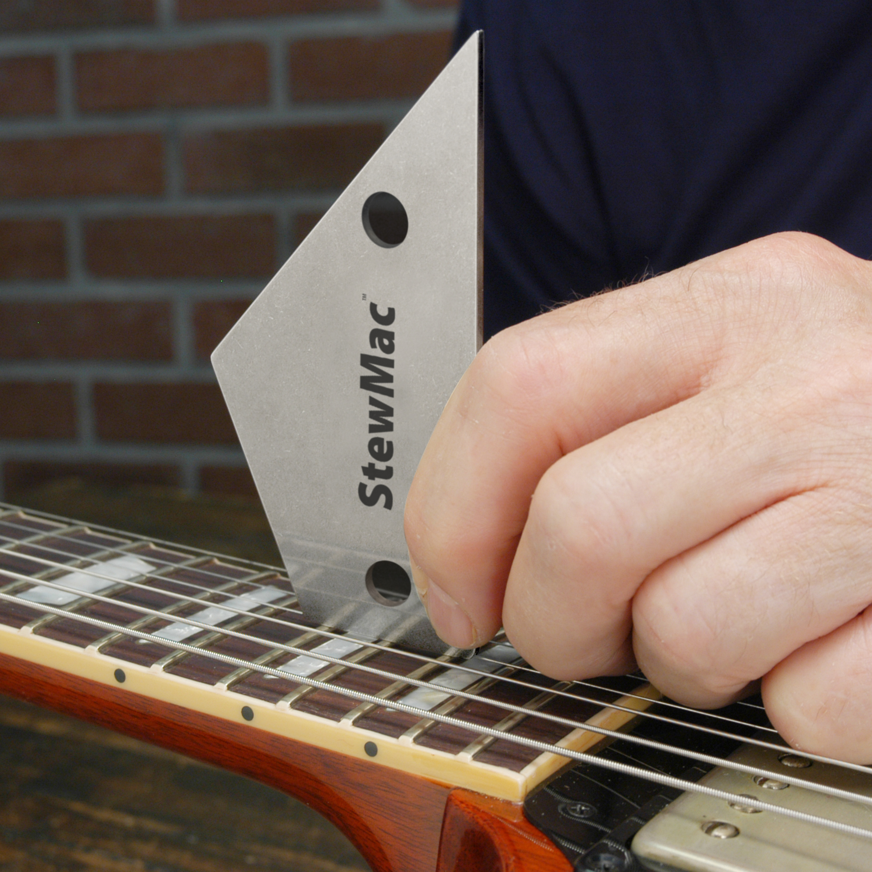Repair Maintenance Tools Guitar Height Measuring Bass Straight Edge 