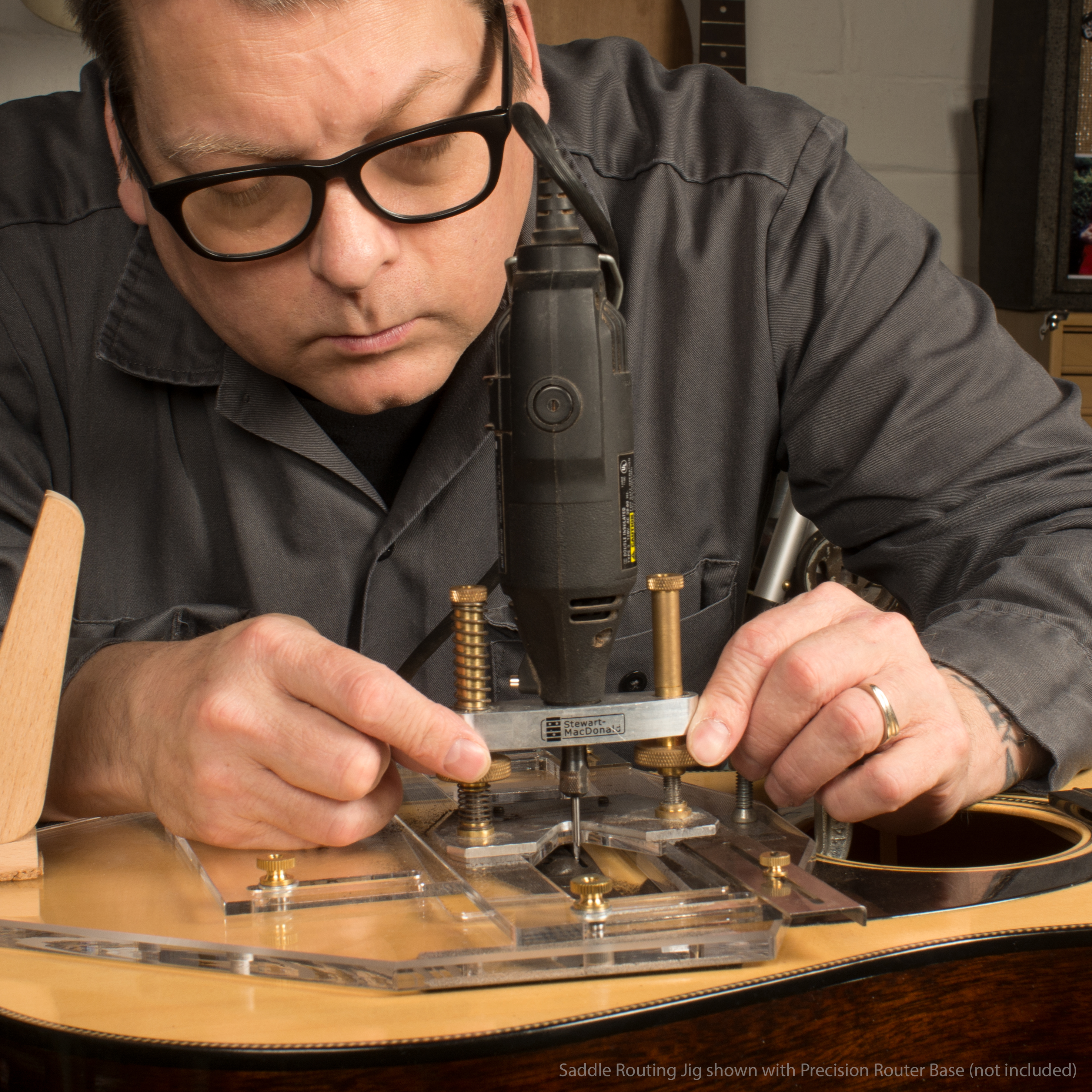 Saddle Routing Jig - StewMac