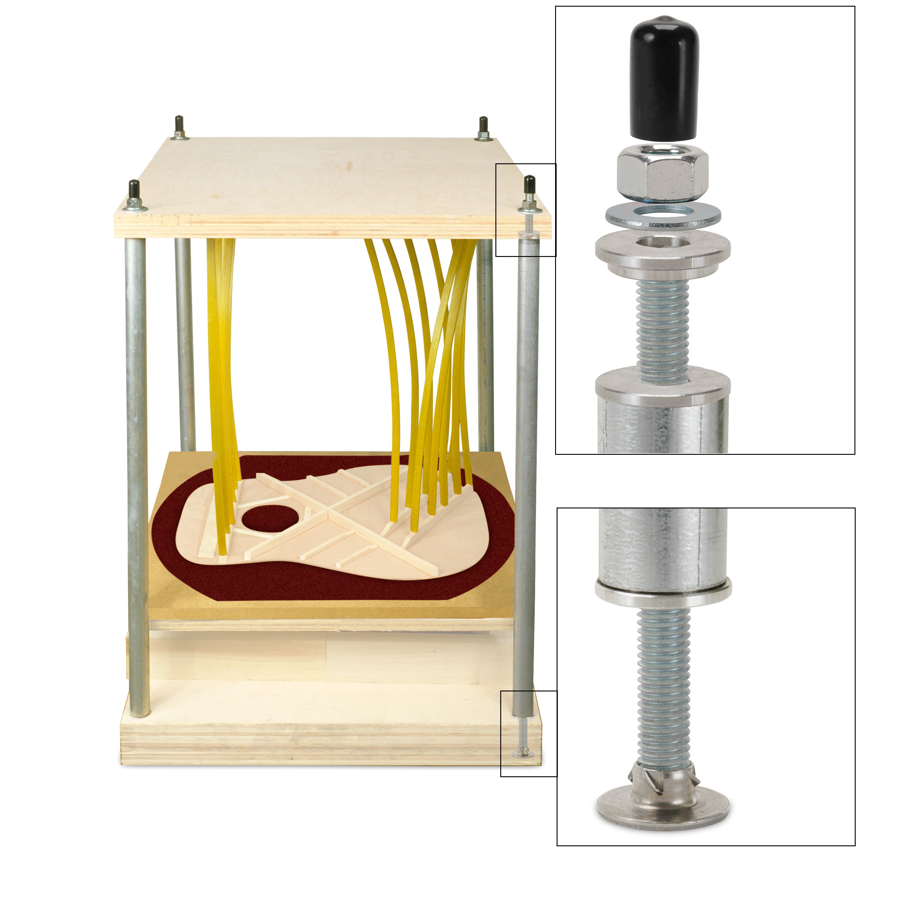 Go-bar Deck Hardware Kit - StewMac