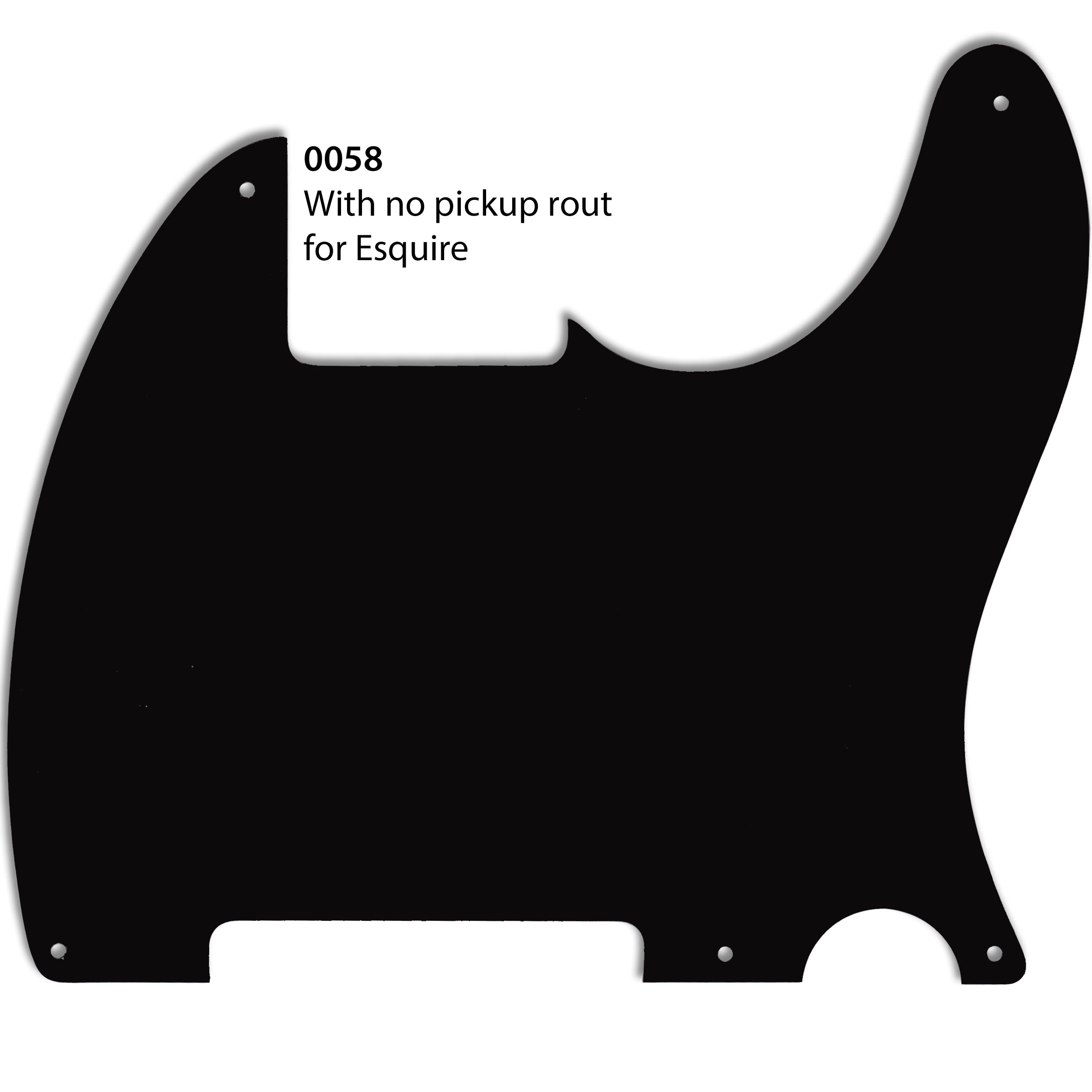 Bakelite Pickguard for Tele & Esquire - StewMac