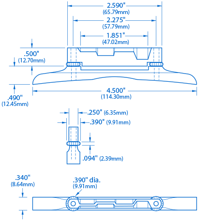 Randy Wood Vintage-style Mandolin Bridge - StewMac