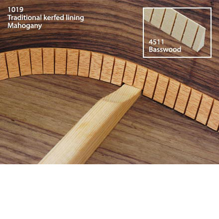 Kerfed Guitar Linings - StewMac