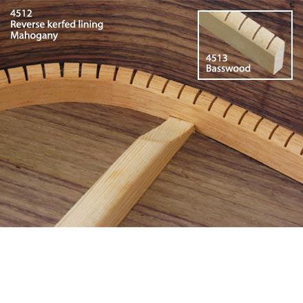 Kerfed Guitar Linings - StewMac