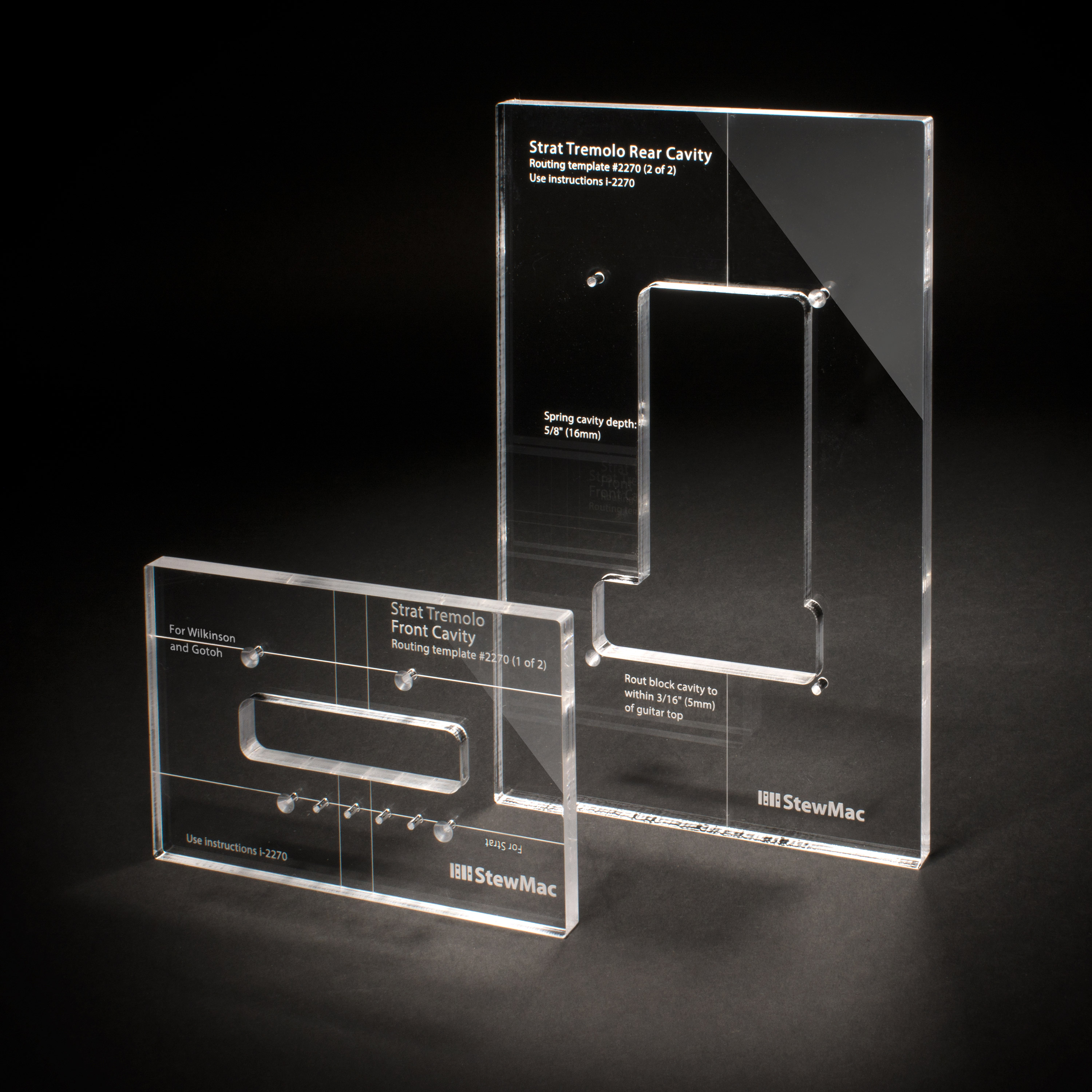 Tremolo Routing Template Instructions - StewMac