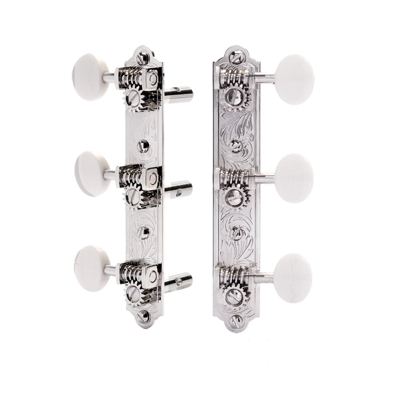 Golden Age Restoration Tuners for Slotted Peghead Guitar - Engraved ...