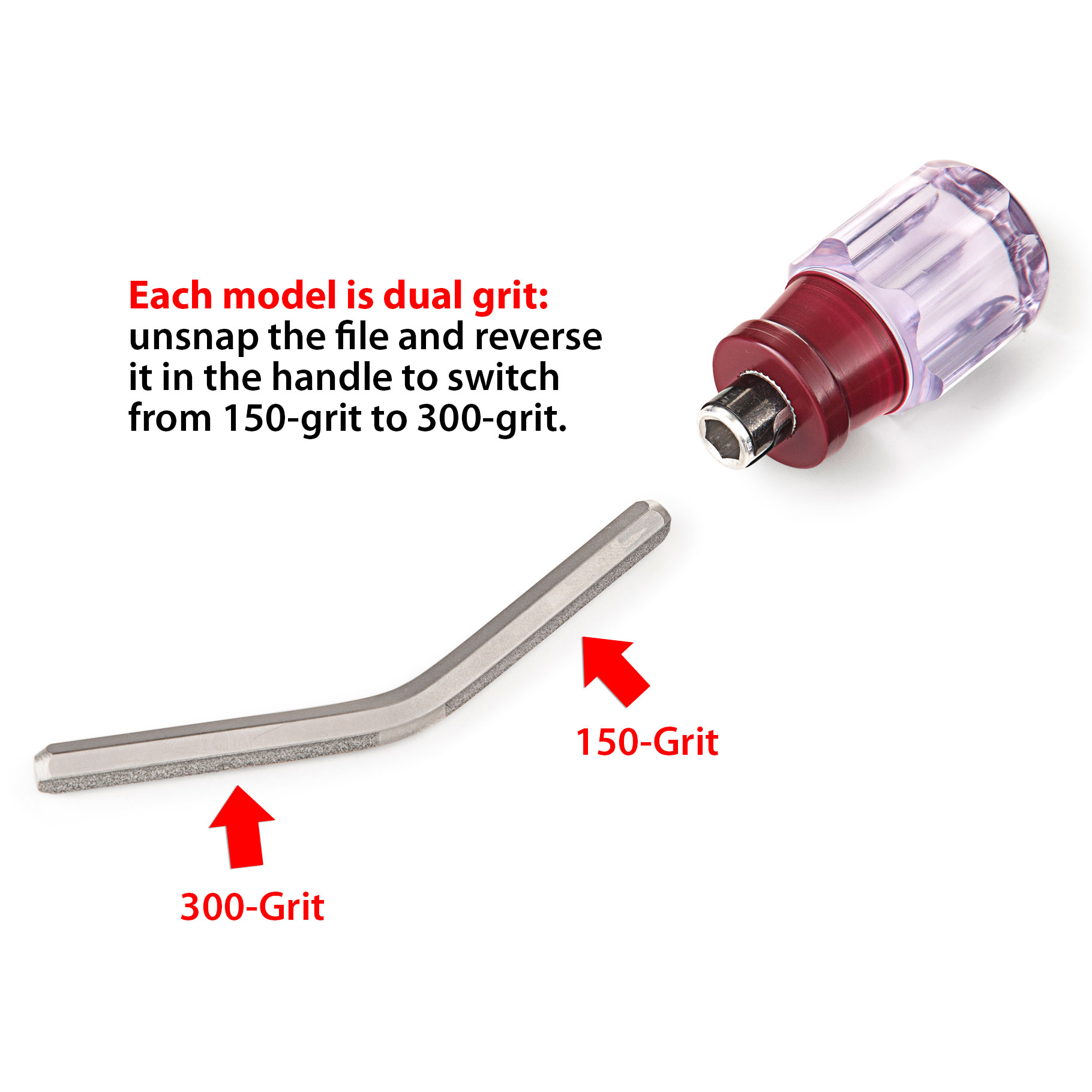 Dual-grit Diamond Fret File - StewMac