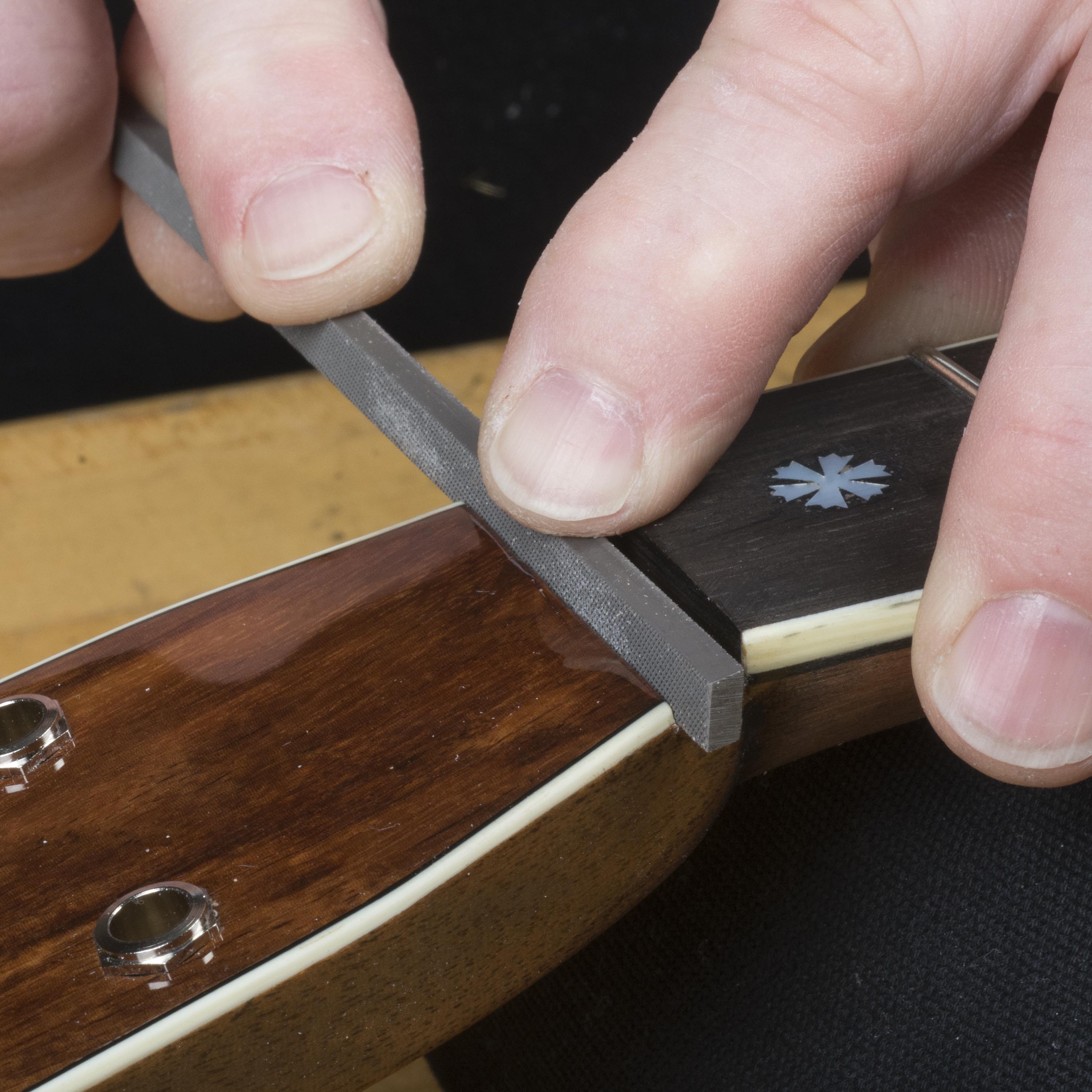 Angled Nut Seating File for Martin - StewMac