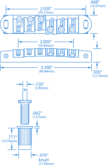 Locking Roller Bridge - StewMac