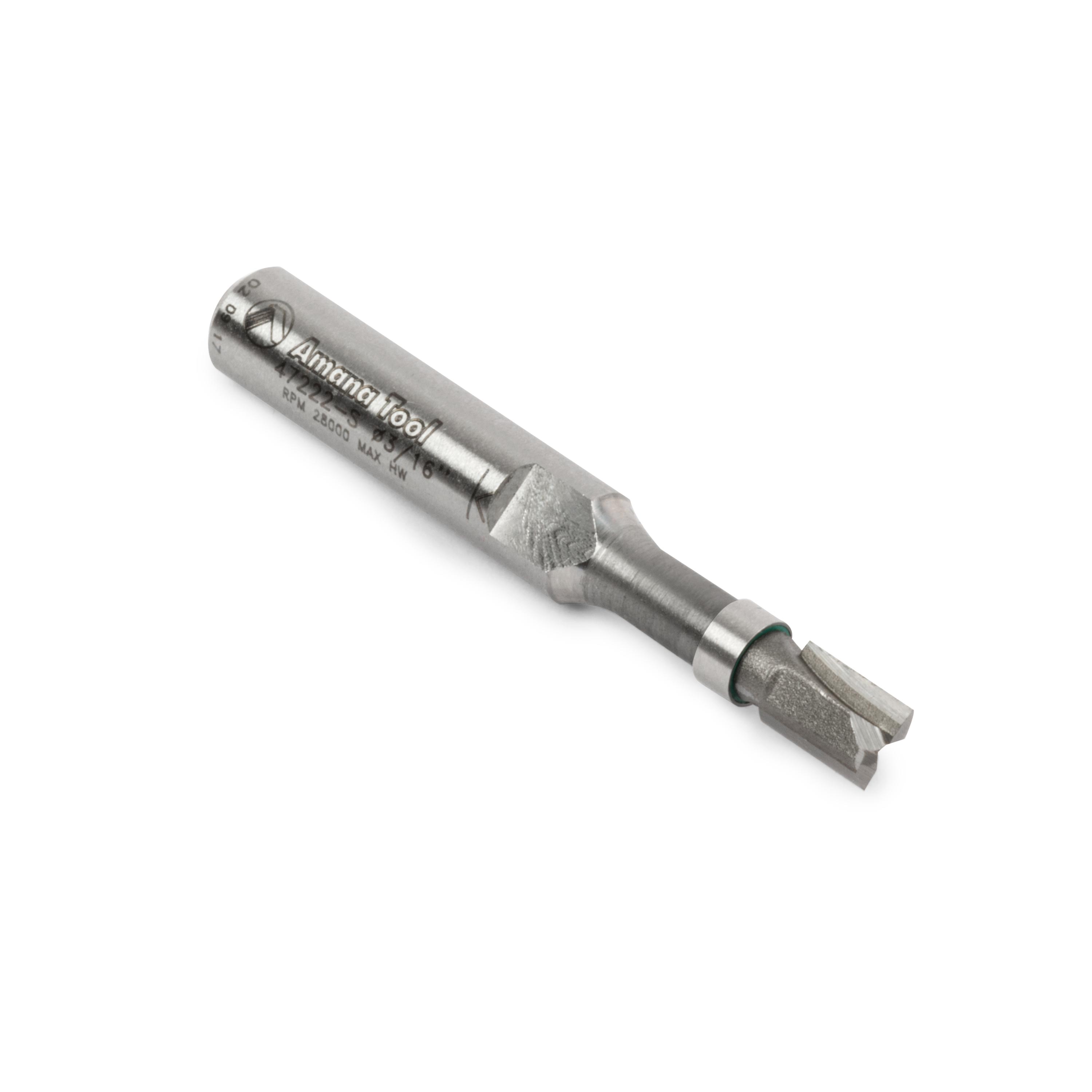 Amana Tool Miniature Ball Bearing Router Bits 14 Shank Stewmac