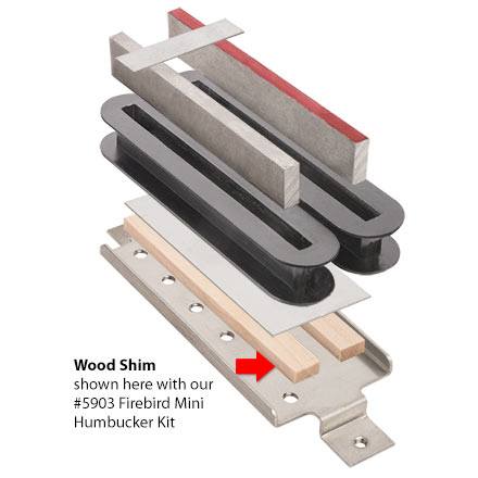 Wood Shim for Pickup Building - StewMac