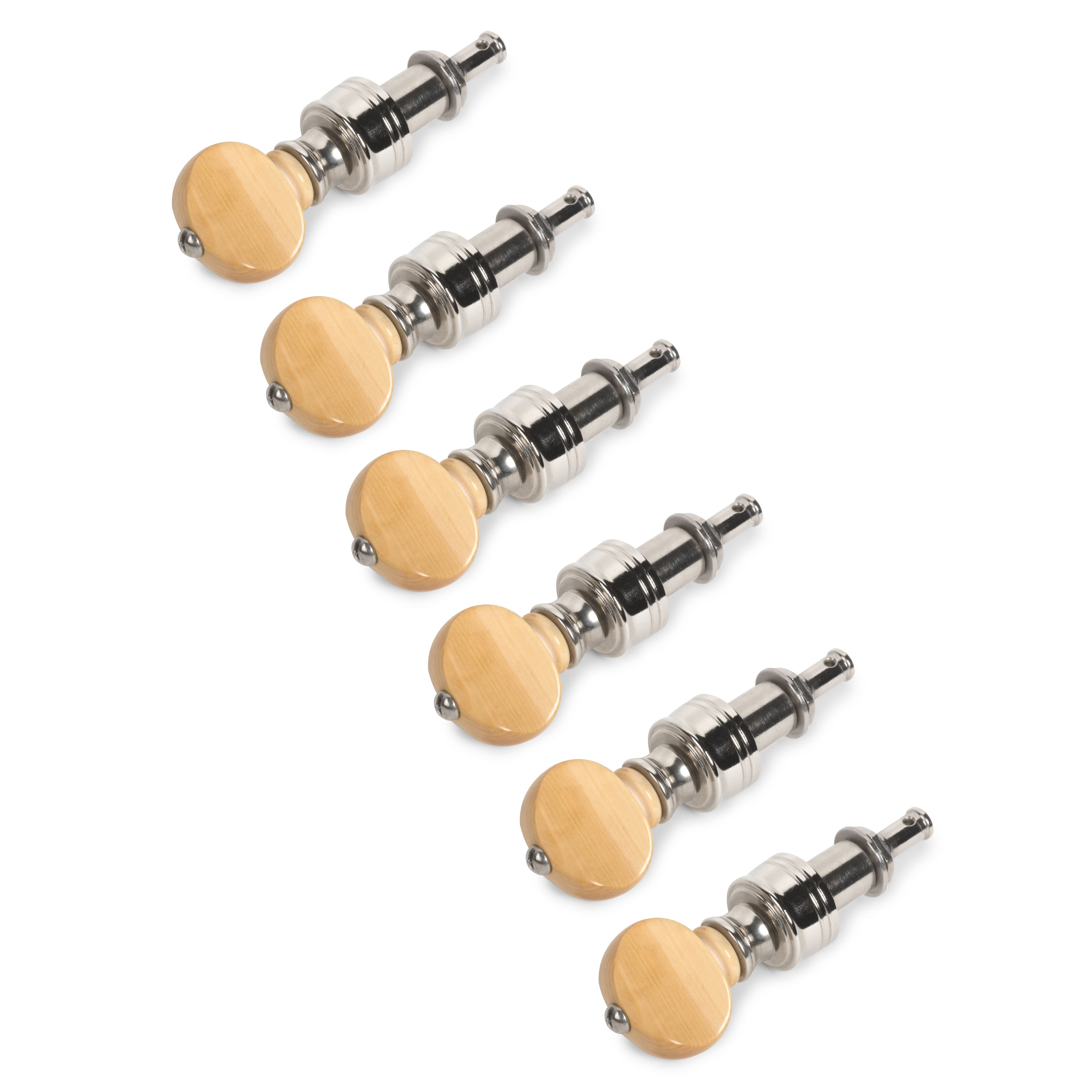 Rickard Cyclone High Ratio Tuning Pegs for Guitar with Boxwood Knobs ...