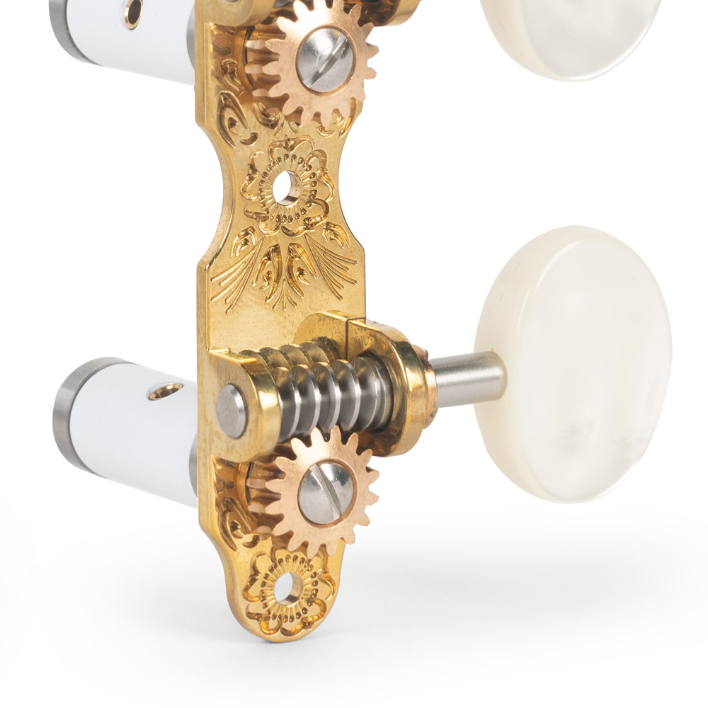 Sloane Classical Guitar Tuners with Pearloid Knobs and Flower ...