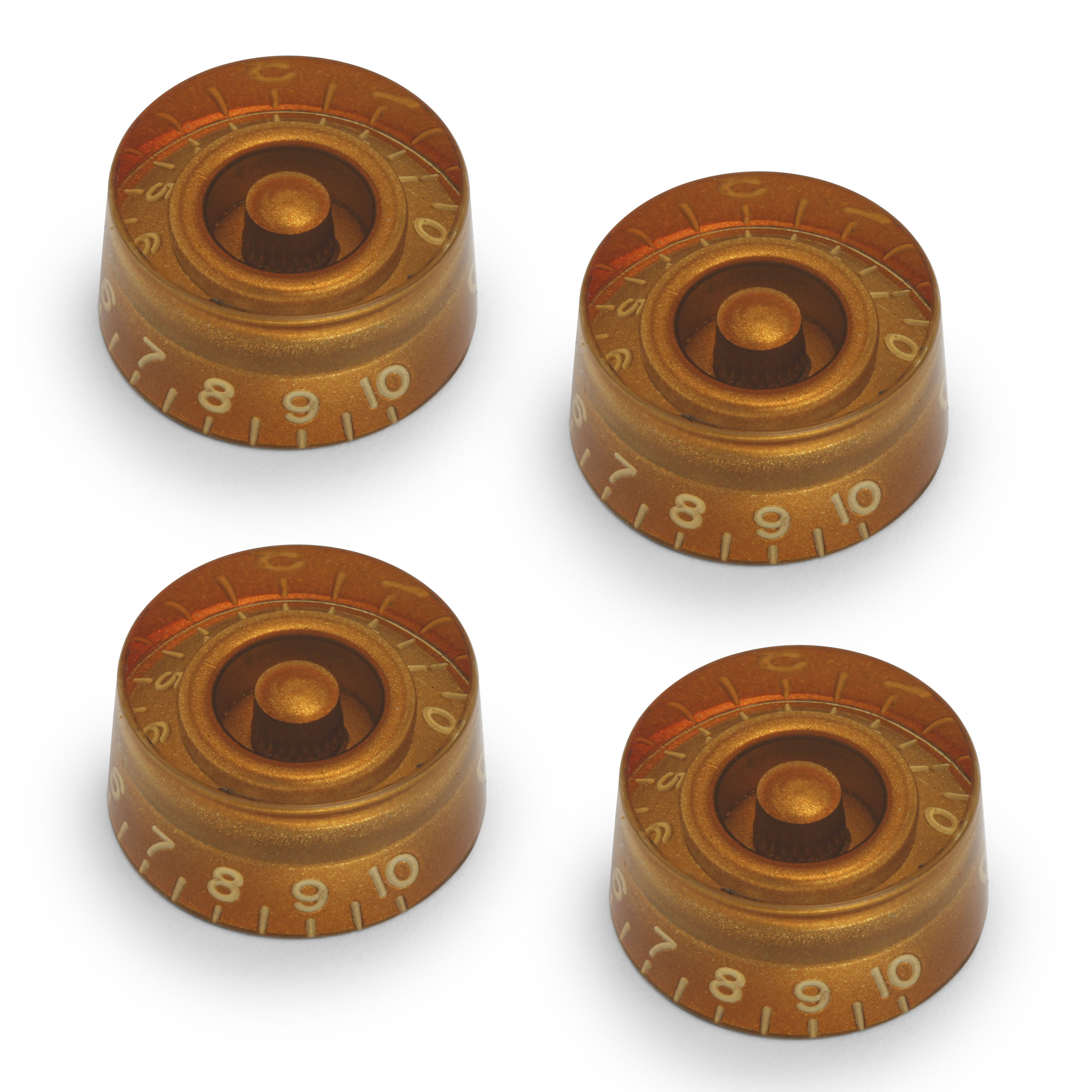 GuitarSlinger Aged Speed Knobs, Set of 4 - StewMac
