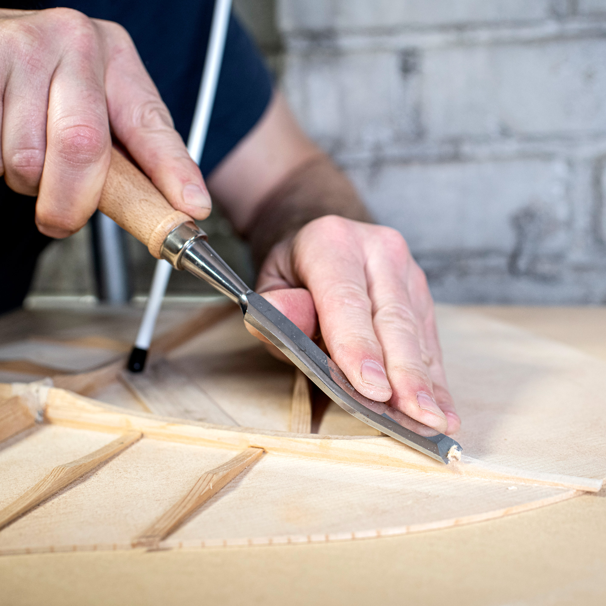 StewMac Curved Guitar Brace Chisels - StewMac