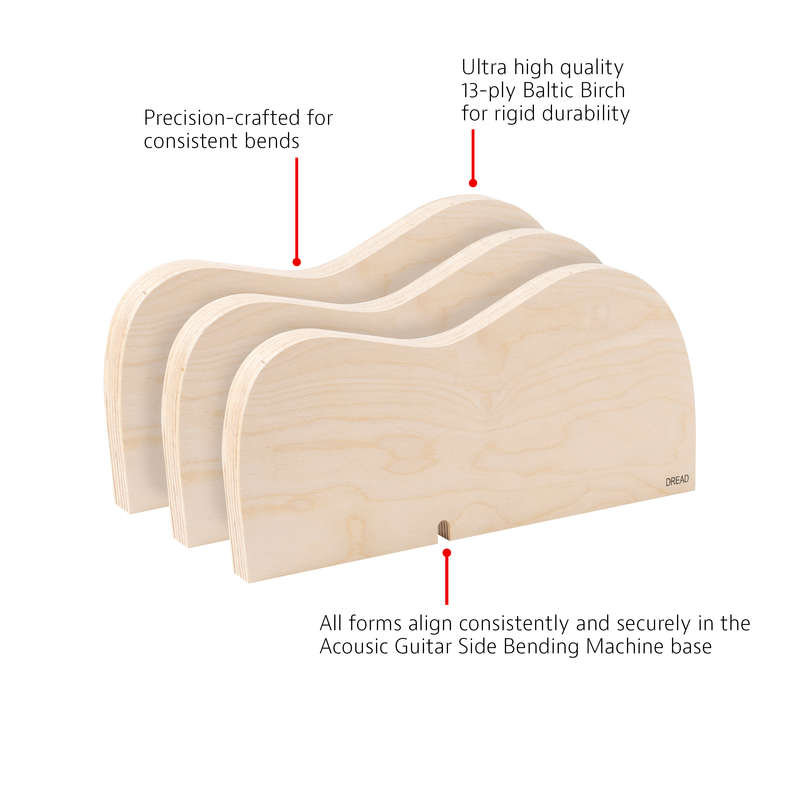 StewMac Acoustic Guitar Side Bending System - StewMac