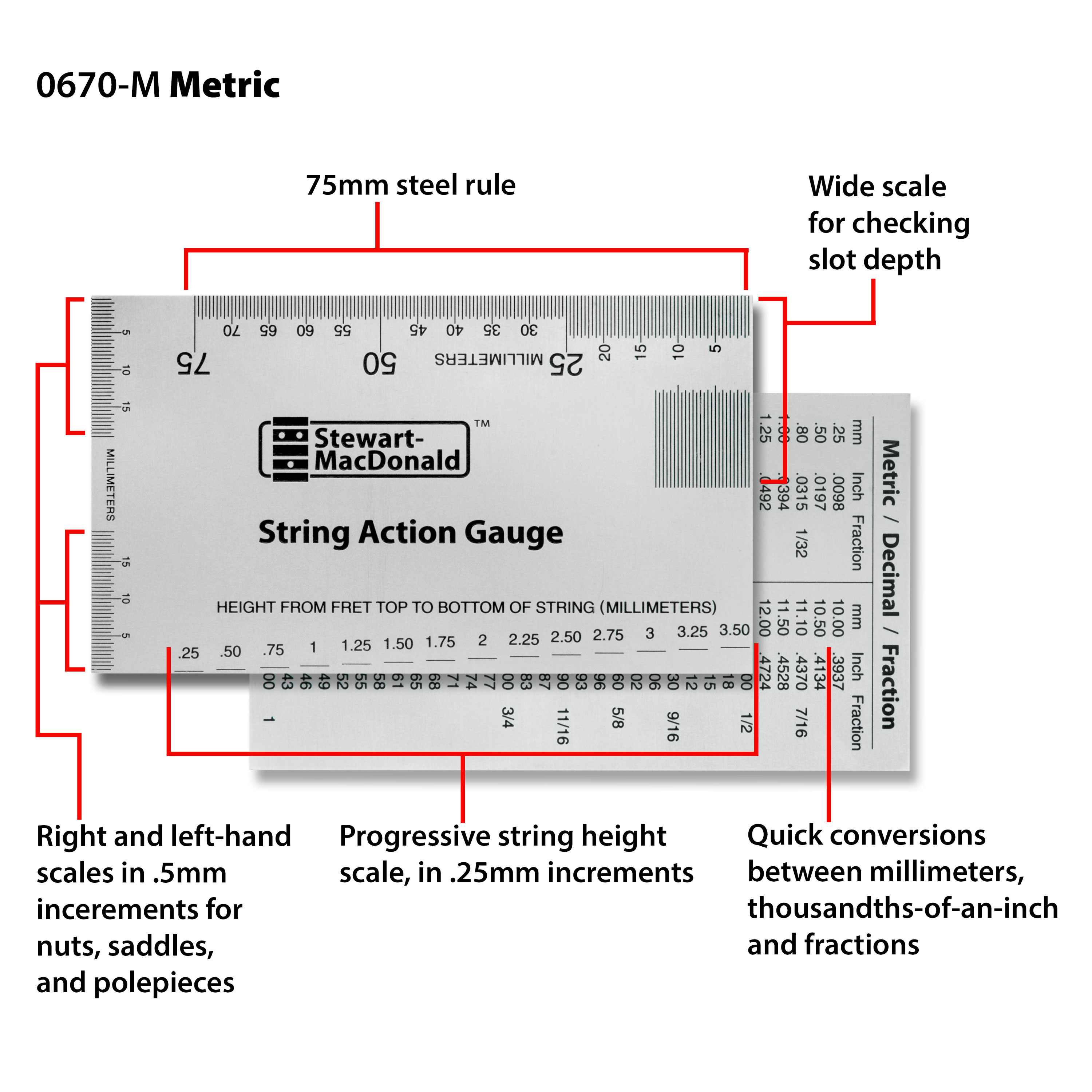 Precision Fret Tool Trio - StewMac