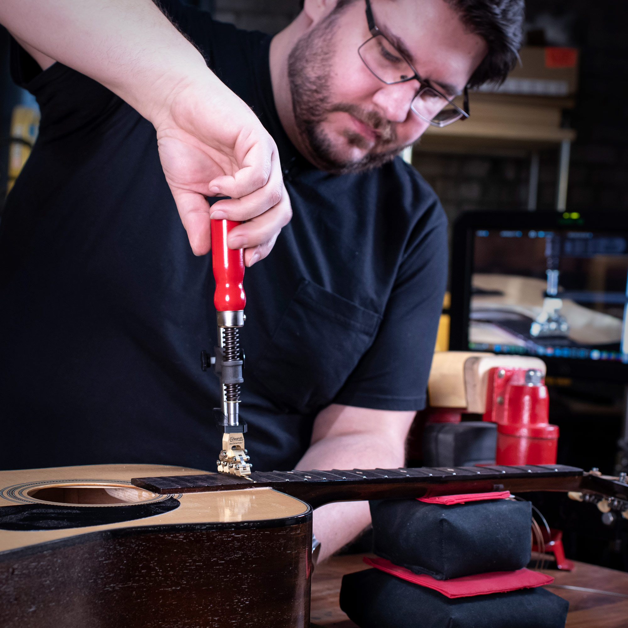 J Edwards Fractal Fret Press - StewMac