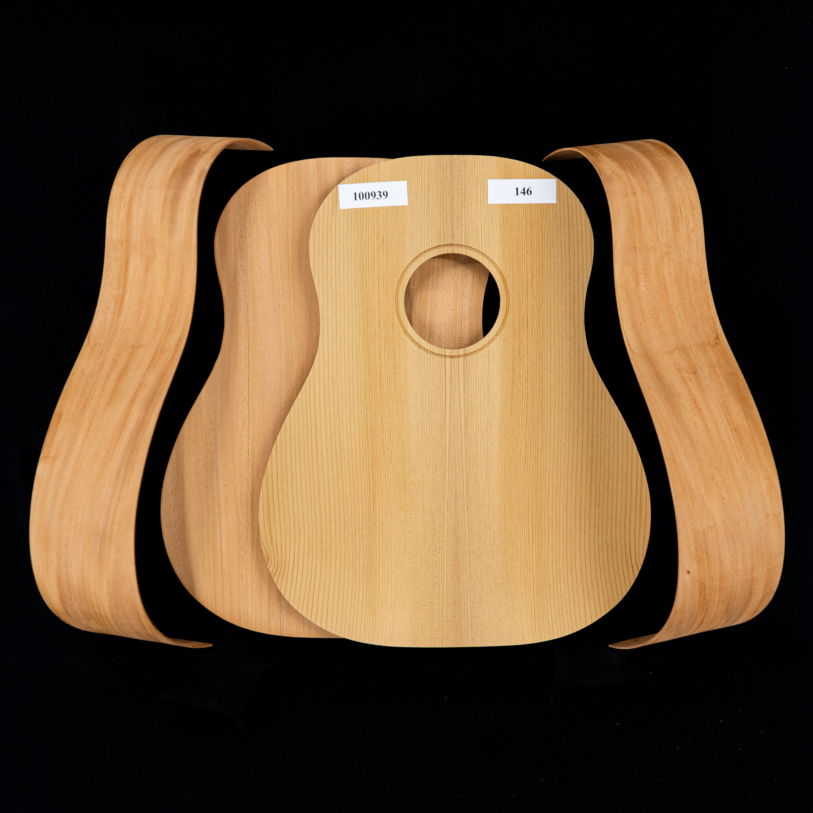 Jumbo-45 Acoustic Guitar Kit with Torrefied Red Spruce and Mahogany ...
