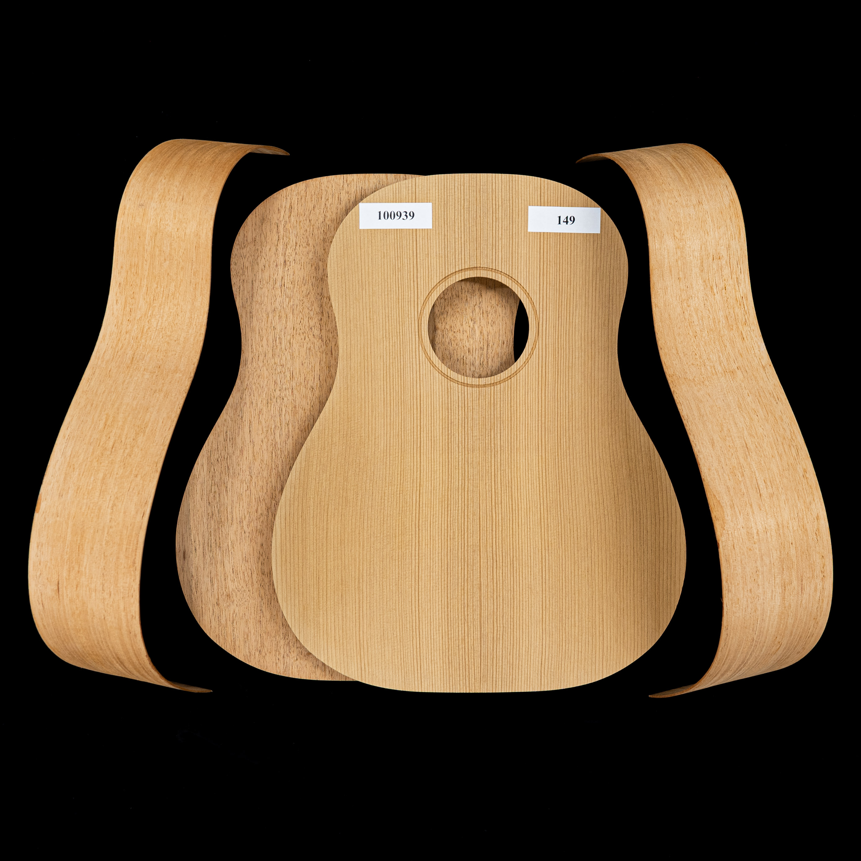 Jumbo-45 Acoustic Guitar Kit with Torrefied Red Spruce and Mahogany ...