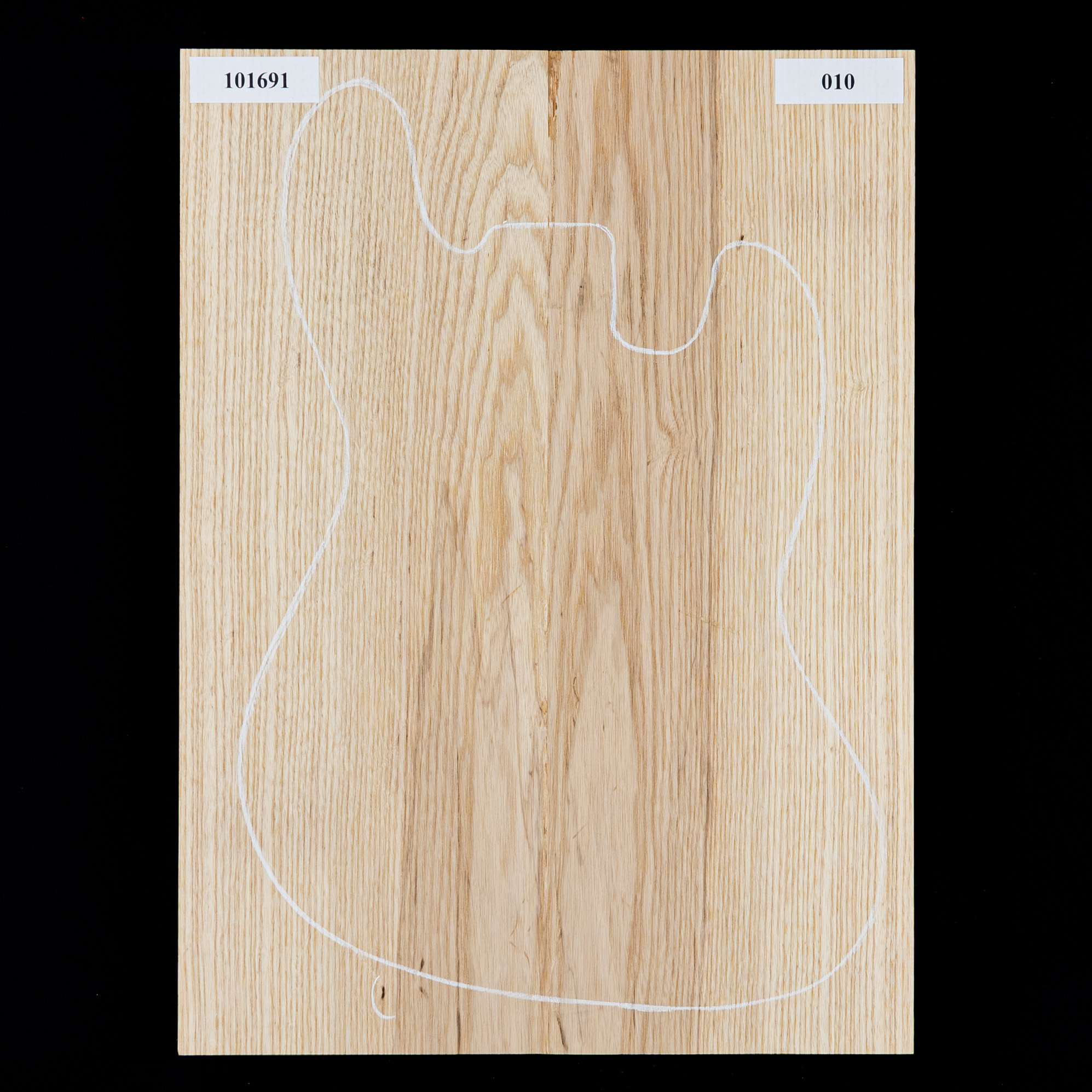 Swamp Ash Oversized Body Blank, 2-Piece (10.8 lb) - 010 - StewMac