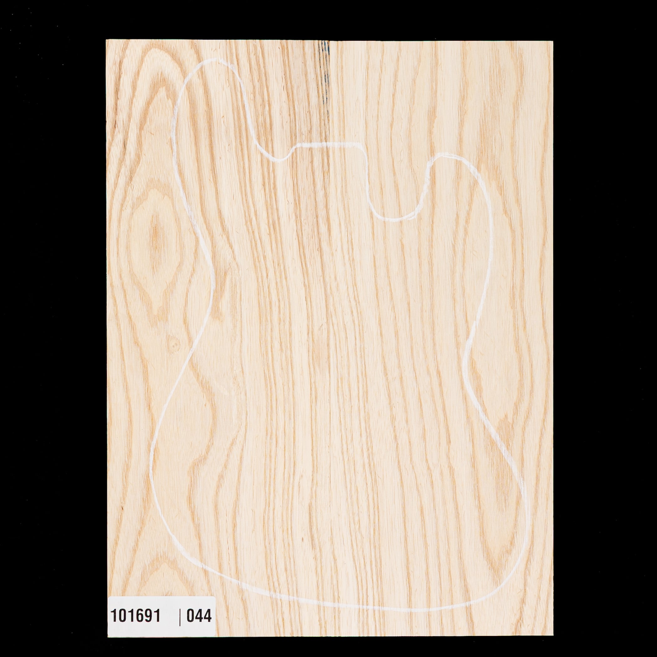 Swamp Ash Oversized Body Blank, 2-Piece (12 lb) - 044 - StewMac