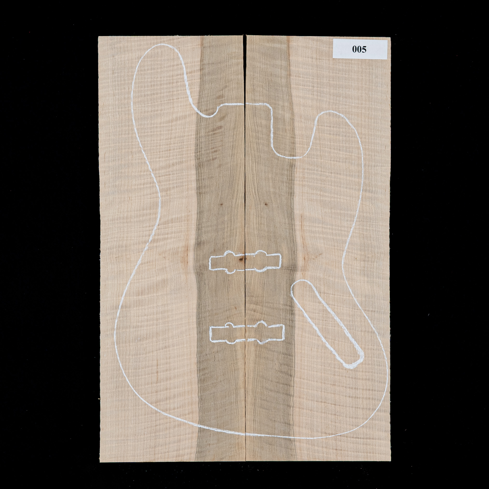 Flame Hard Maple Drop Top - 005 - StewMac