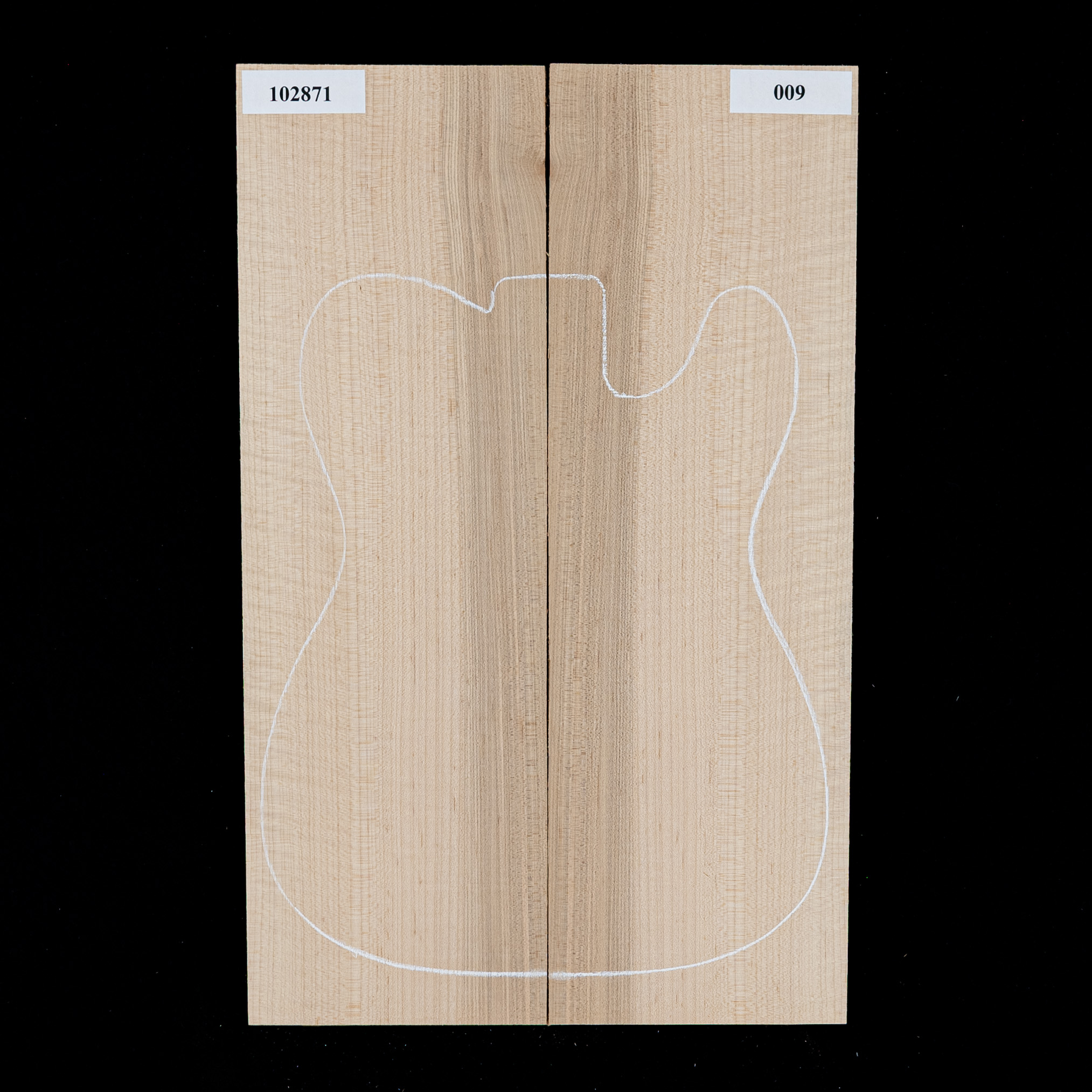 Flame Hard Maple Drop Top - 009 - StewMac