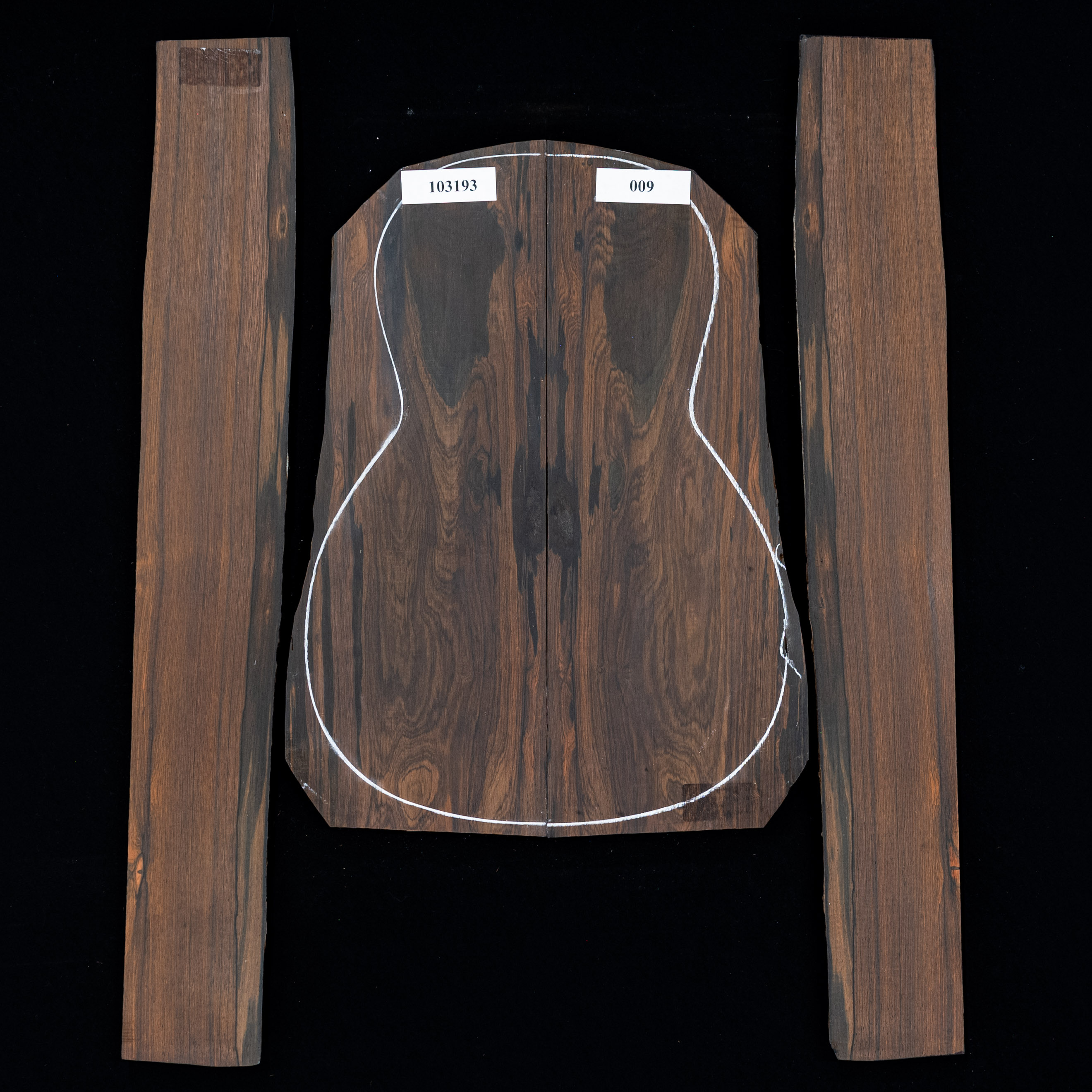 Brazilian Rosewood Back + Side Set - 009 - StewMac