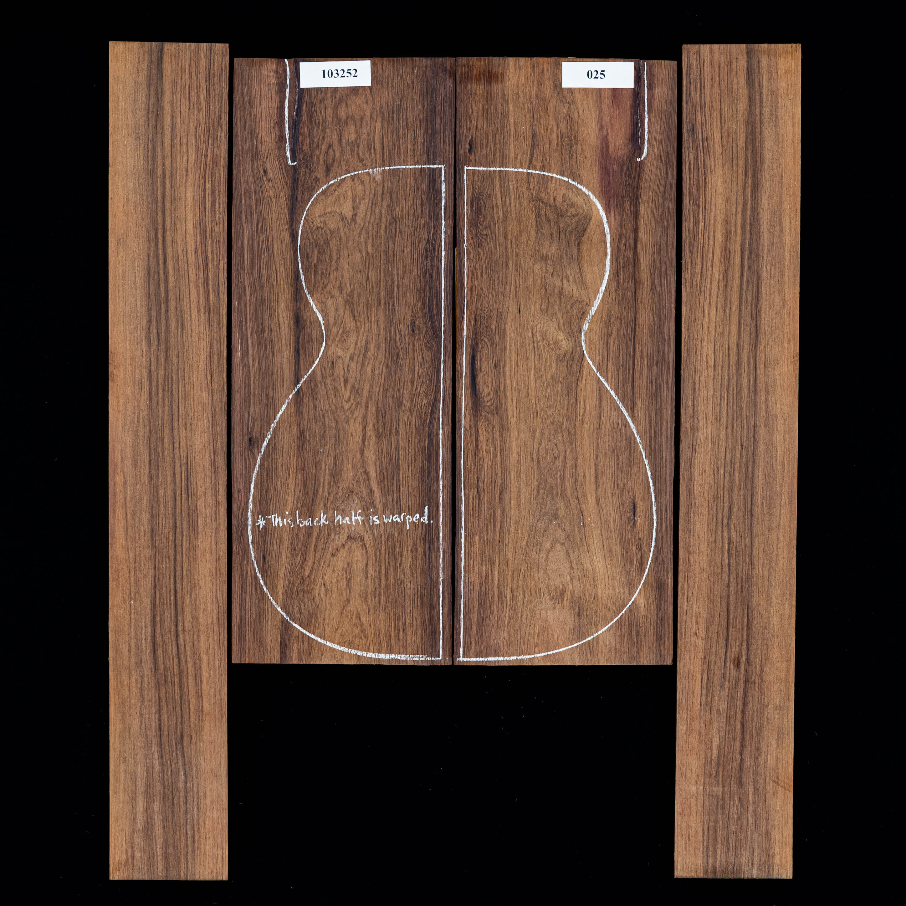 Madagascar Rosewood Back + Side Set - 025 - StewMac