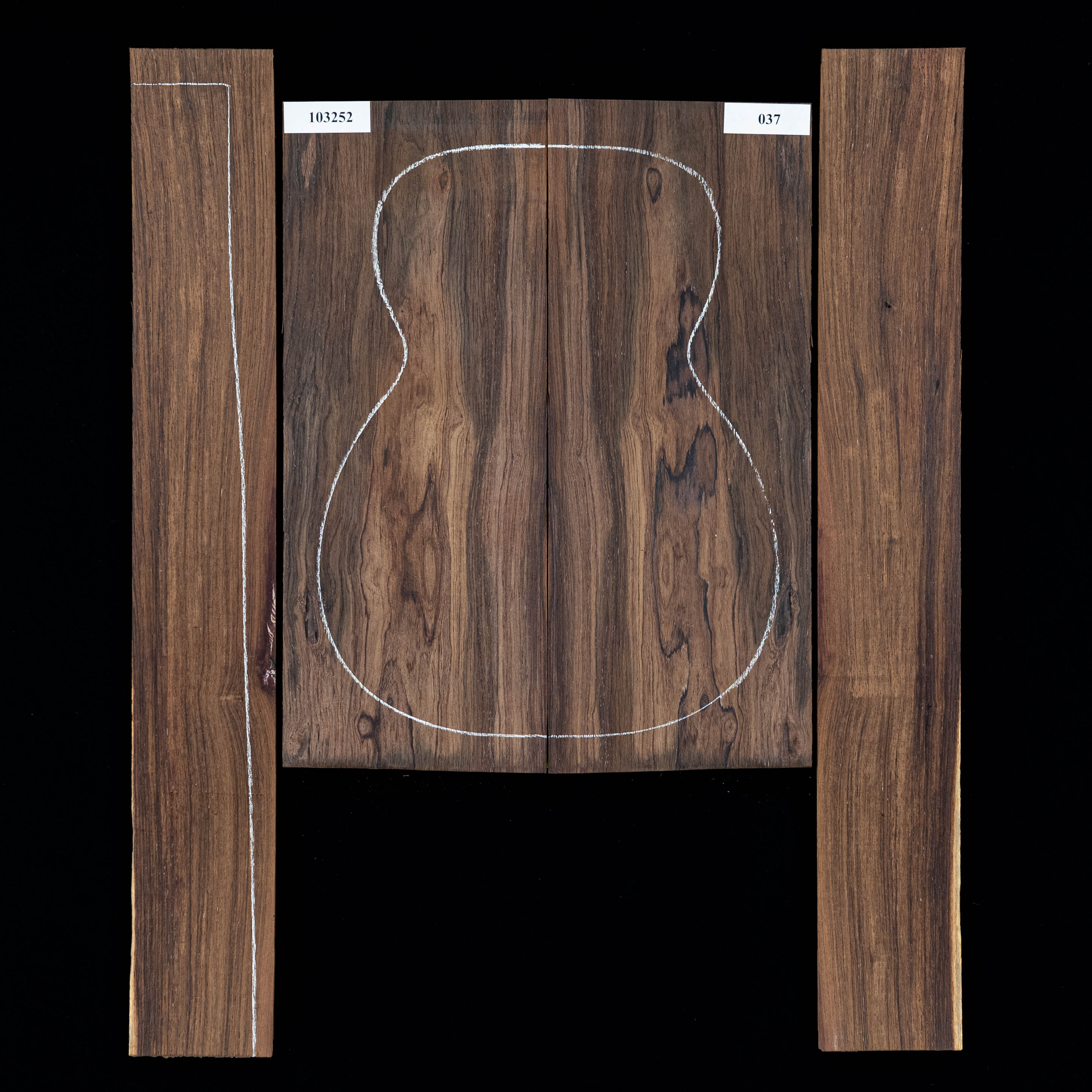 Madagascar Rosewood Back + Side Set - 037 - StewMac