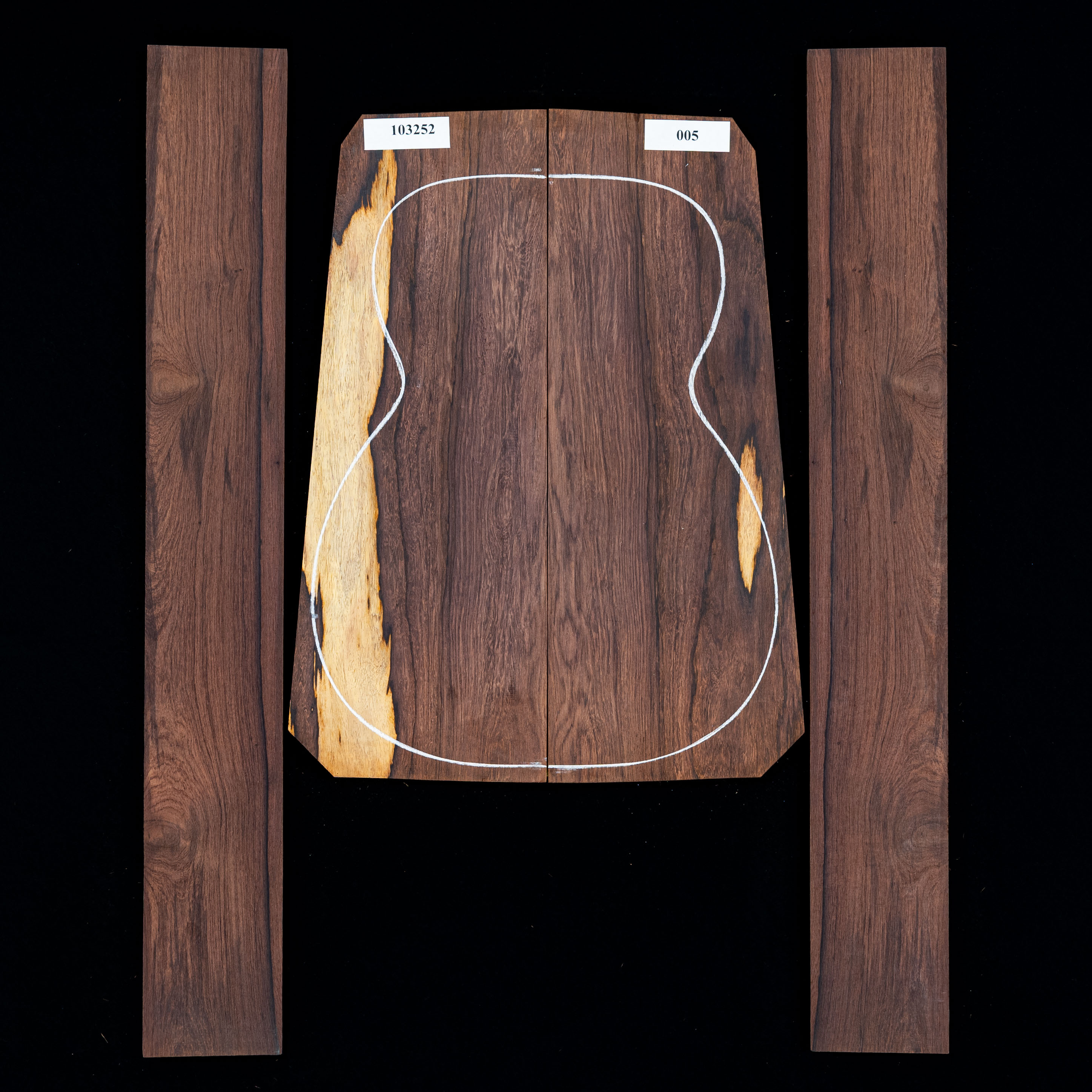 Madagascar Rosewood Back + Side Set - 005 - StewMac