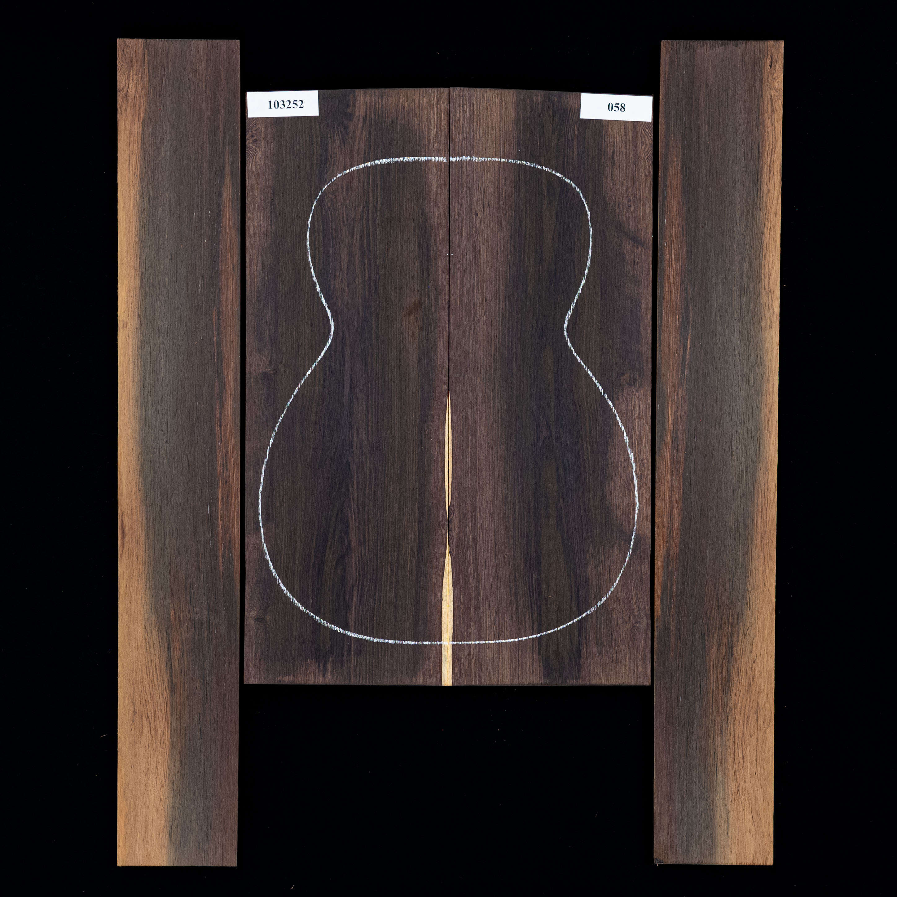 Madagascar Rosewood Back + Side Set - 058 - StewMac