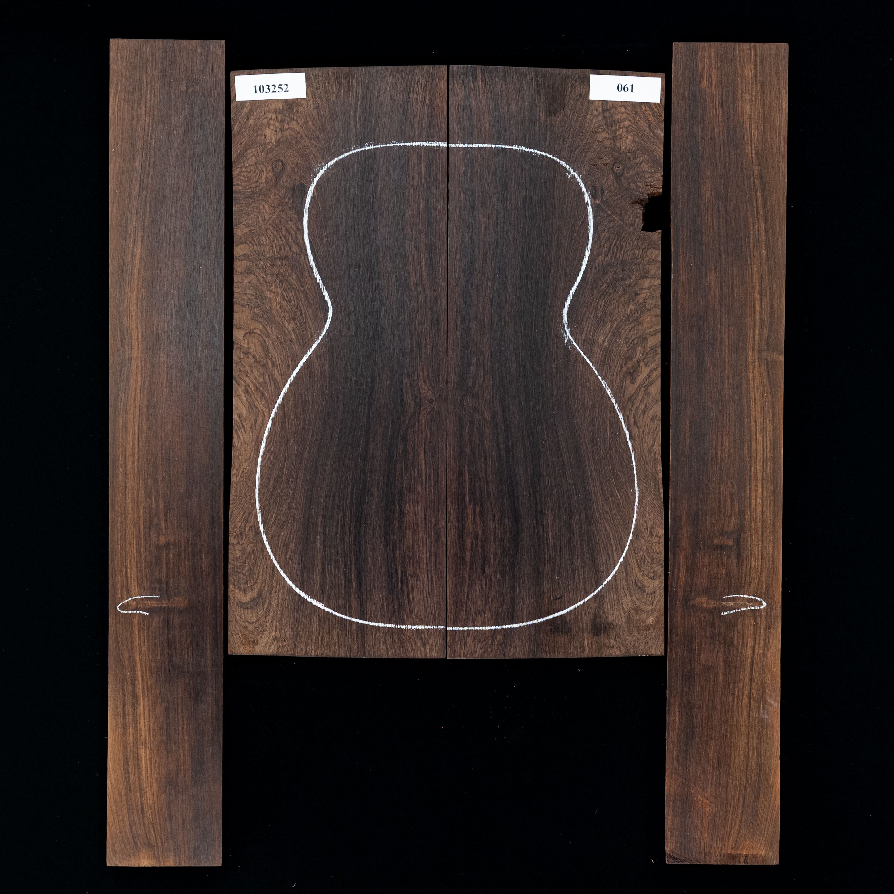 Madagascar Rosewood Back + Side Set - 061 - StewMac