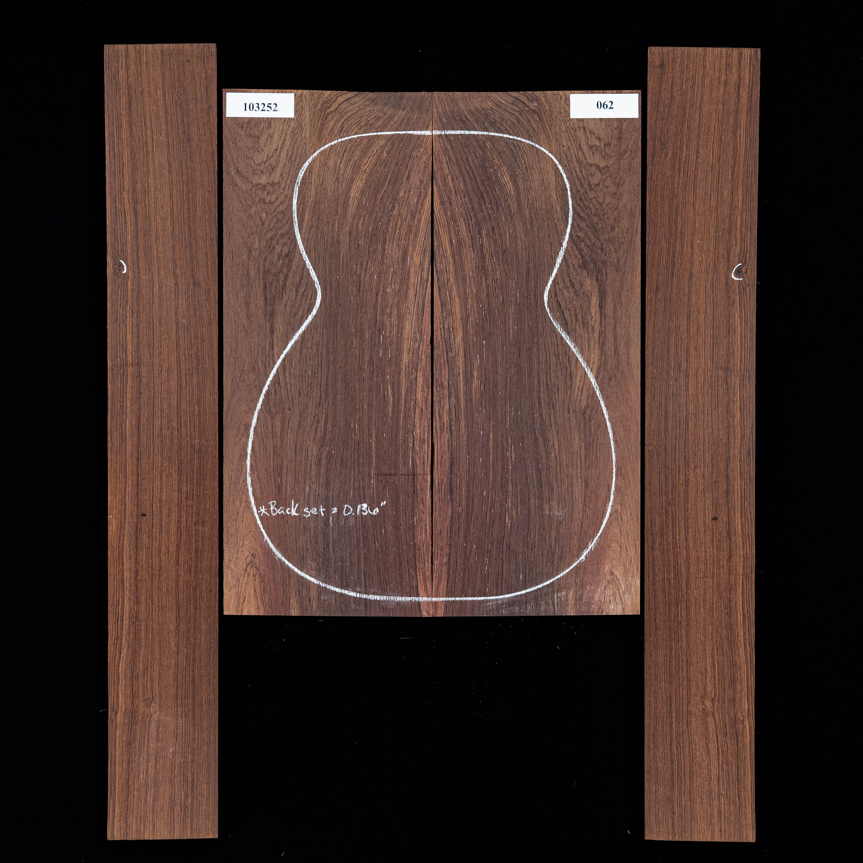 Madagascar Rosewood Back + Side Set - 062 - StewMac