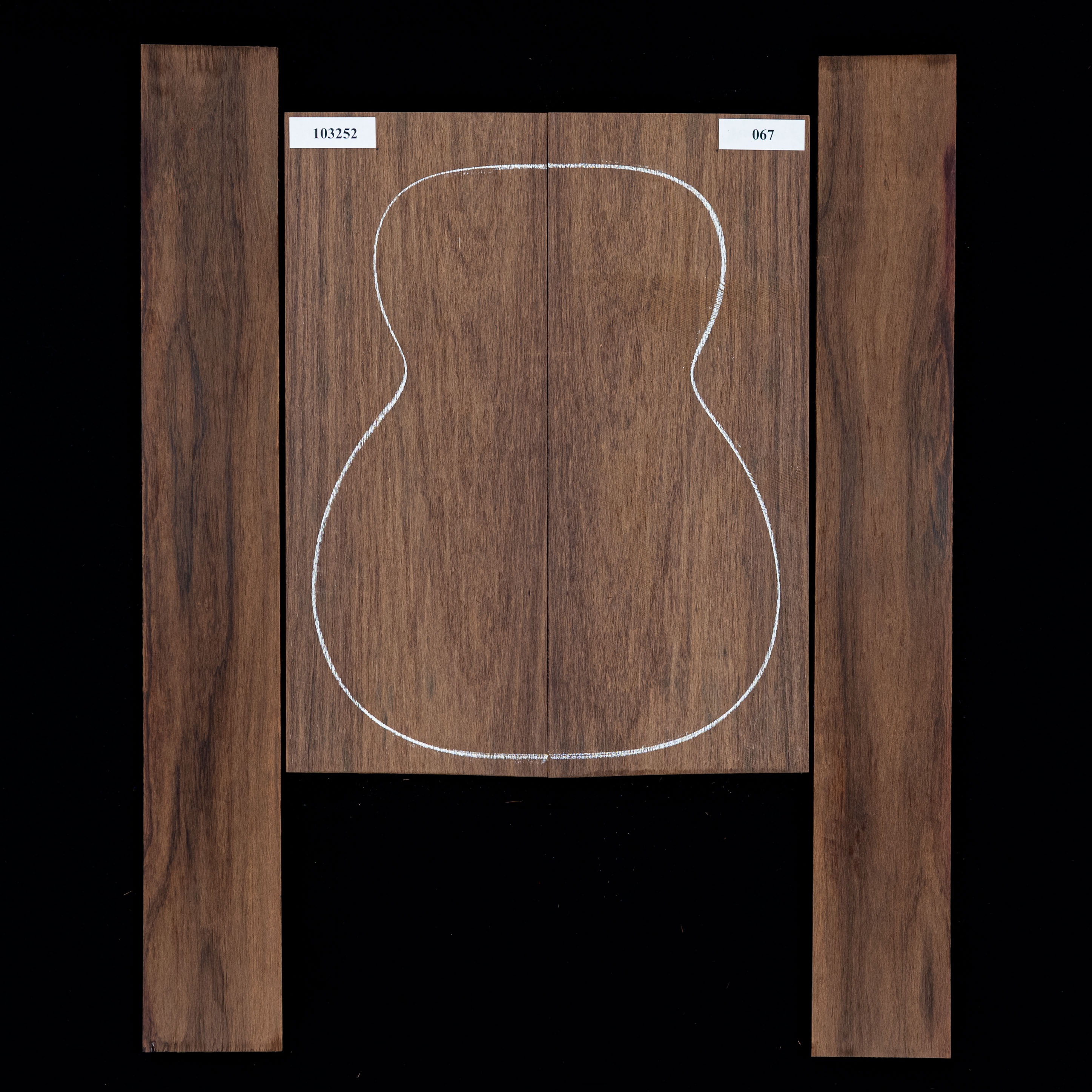 Madagascar Rosewood Back + Side Set - 067 - StewMac