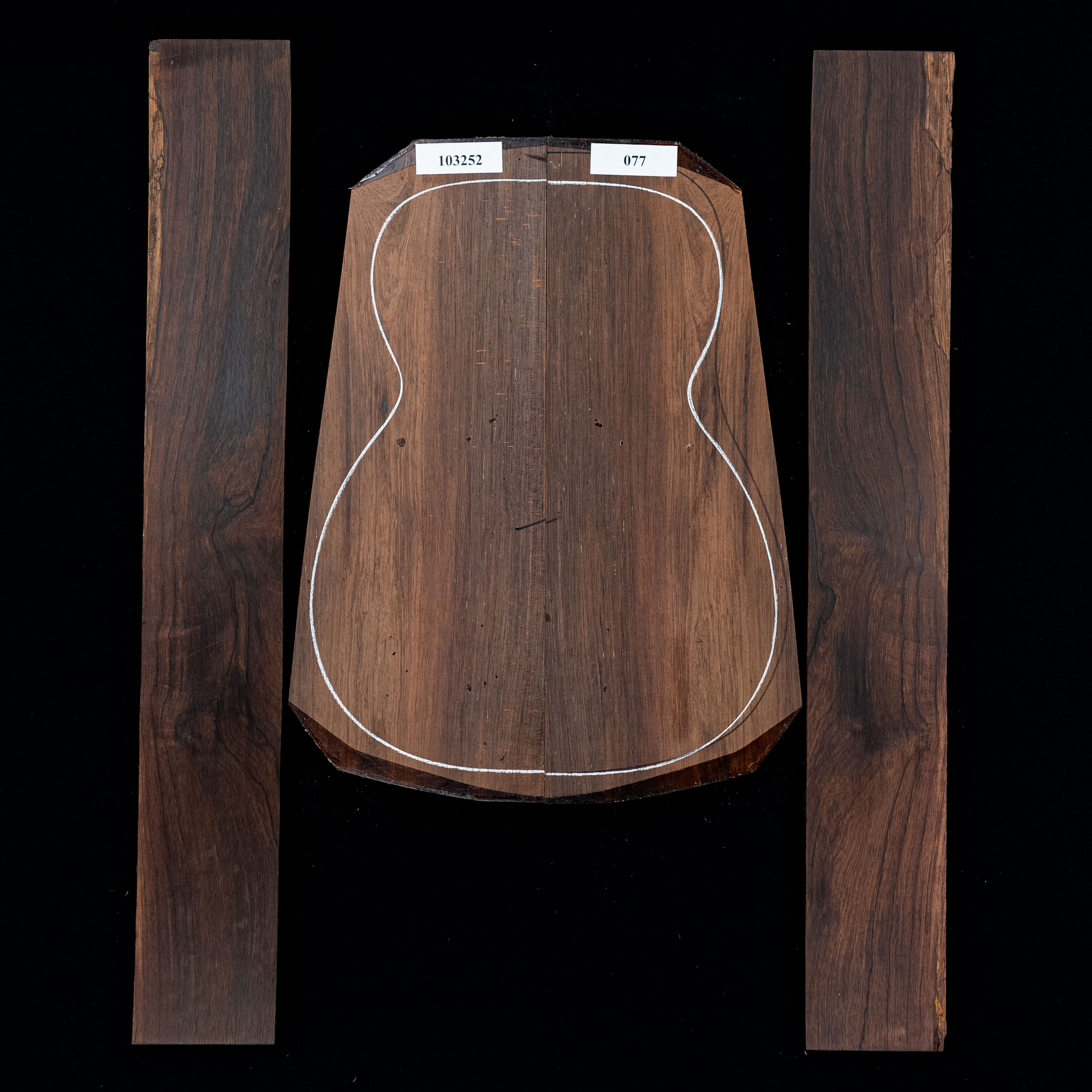 Madagascar Rosewood Back + Side Set - 077 - StewMac