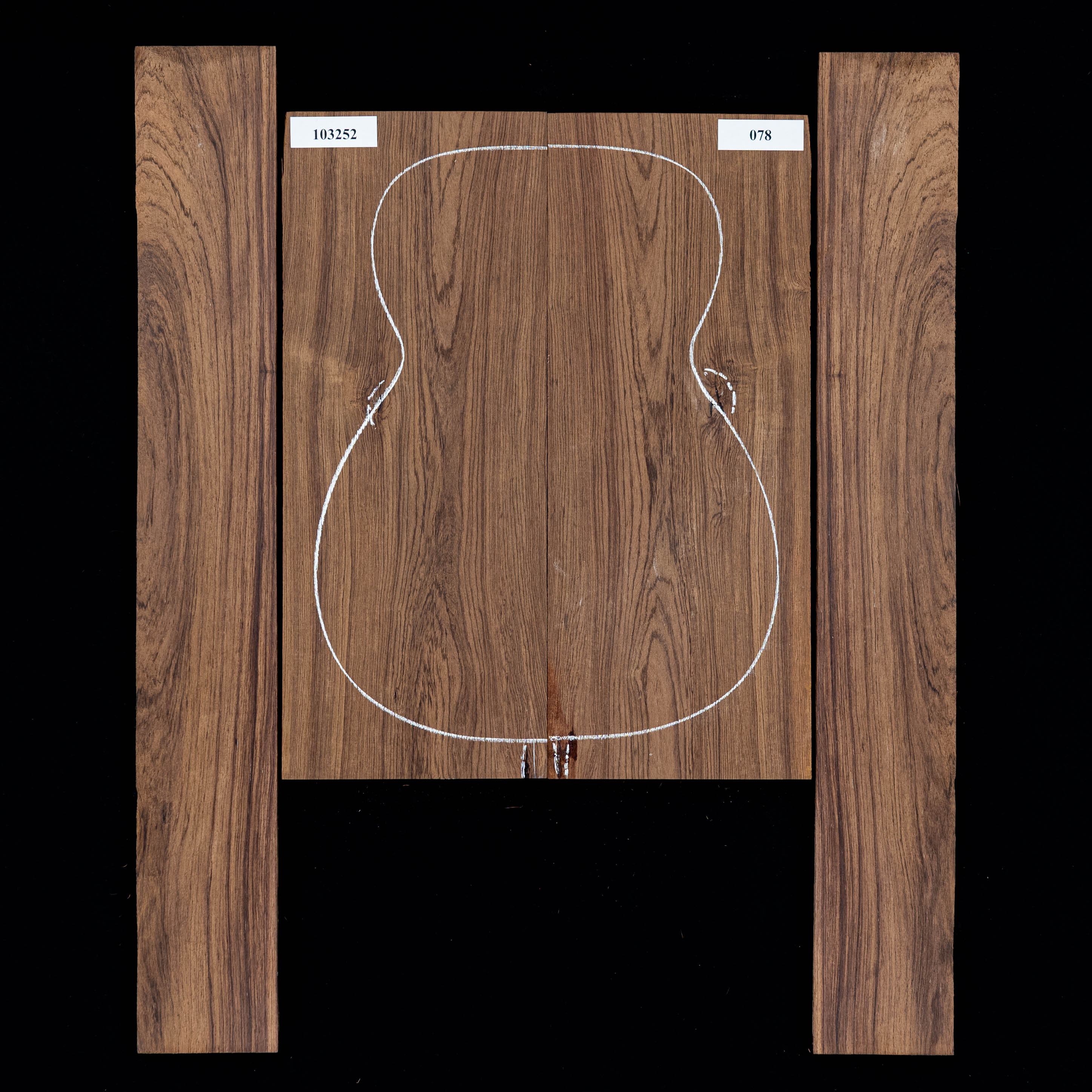 Madagascar Rosewood Back + Side Set - 078 - StewMac