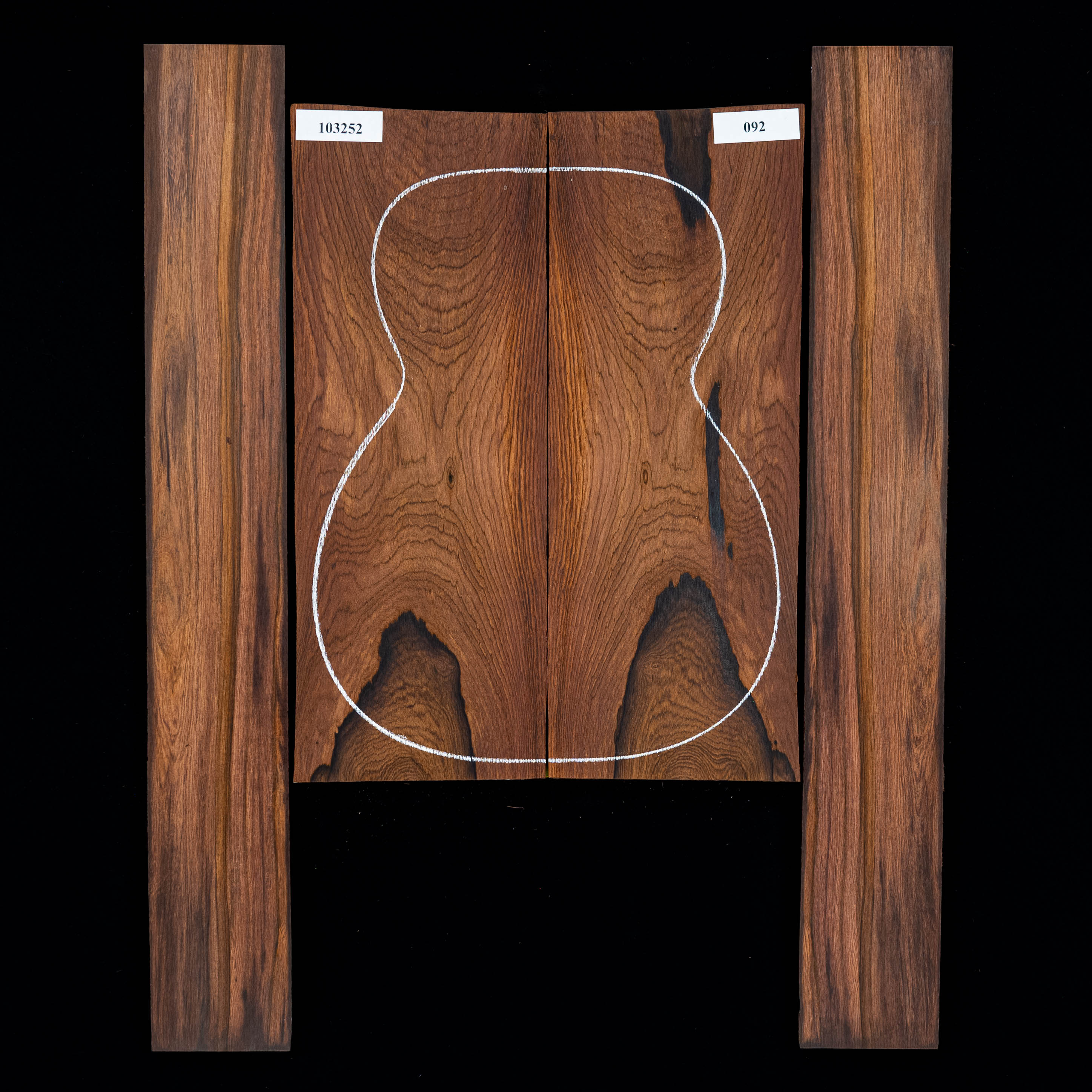 Madagascar Rosewood Back + Side Set - 092 - StewMac