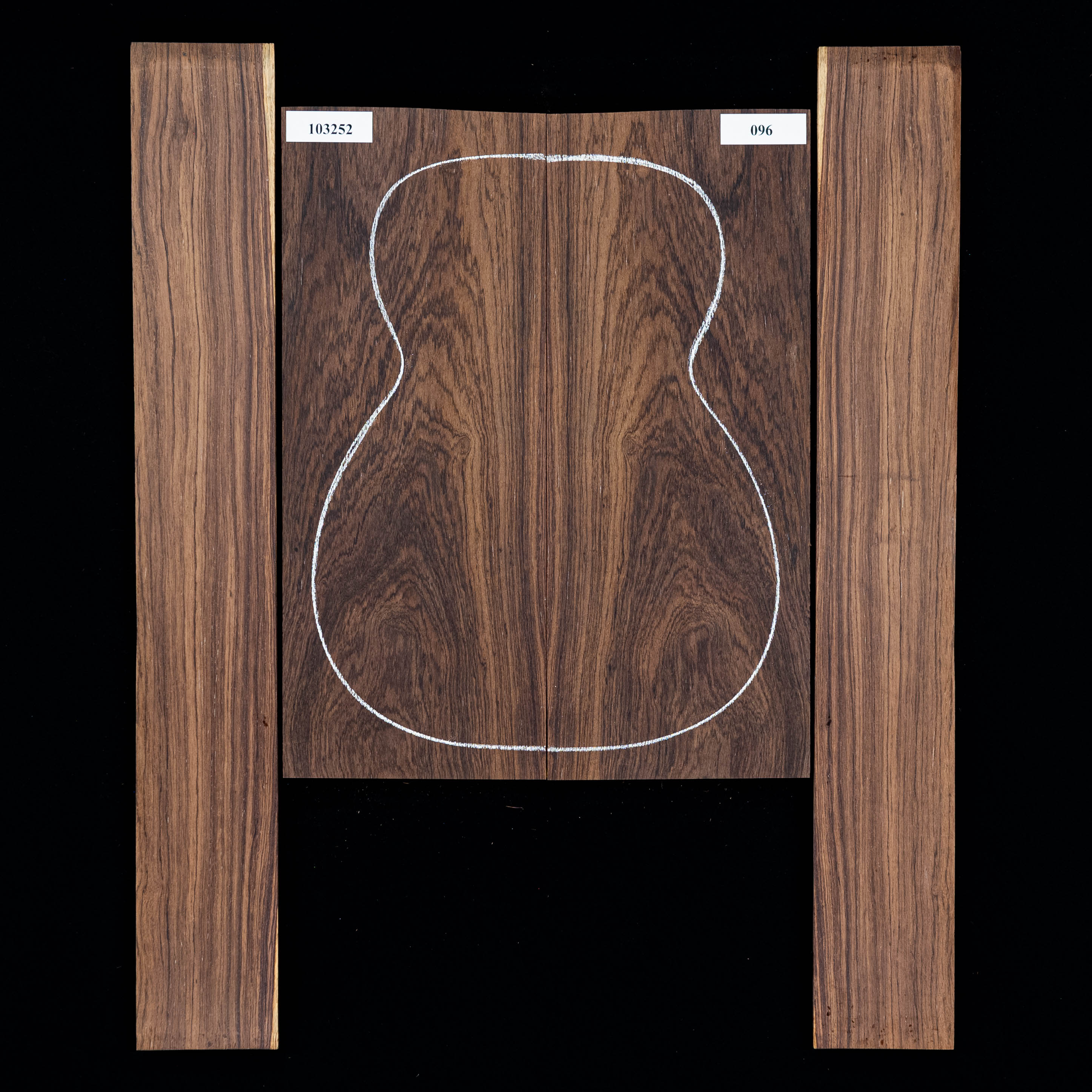 Madagascar Rosewood Back + Side Set - 096 - StewMac