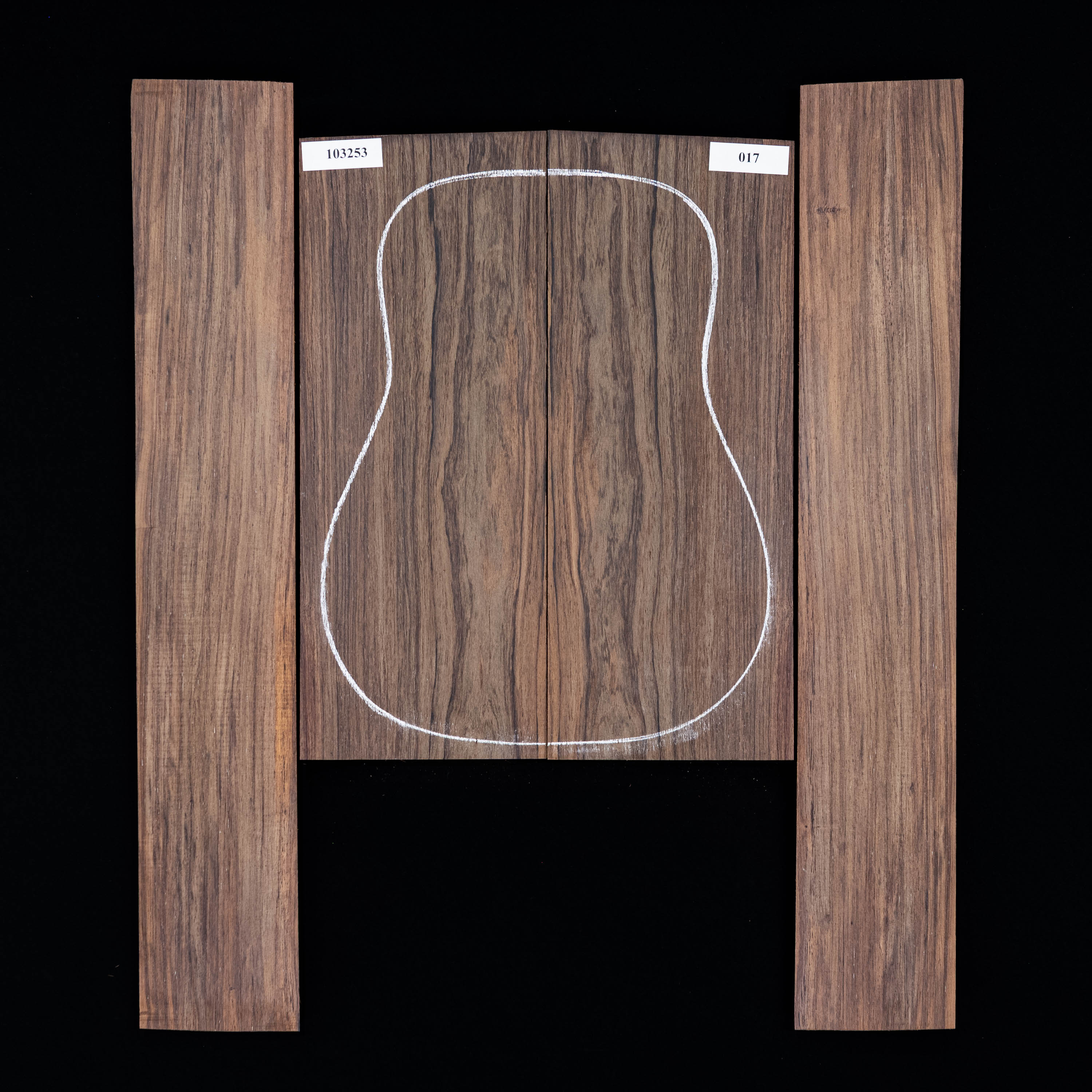 Madagascar Rosewood Back + Side Set - 017 - StewMac